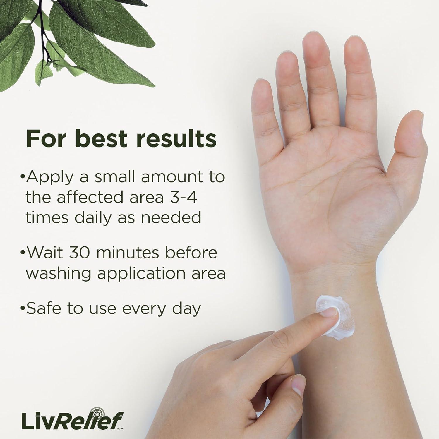 LivRelief Extra Strength Chronic Angry Pain Relief Cream - Penetrating ...