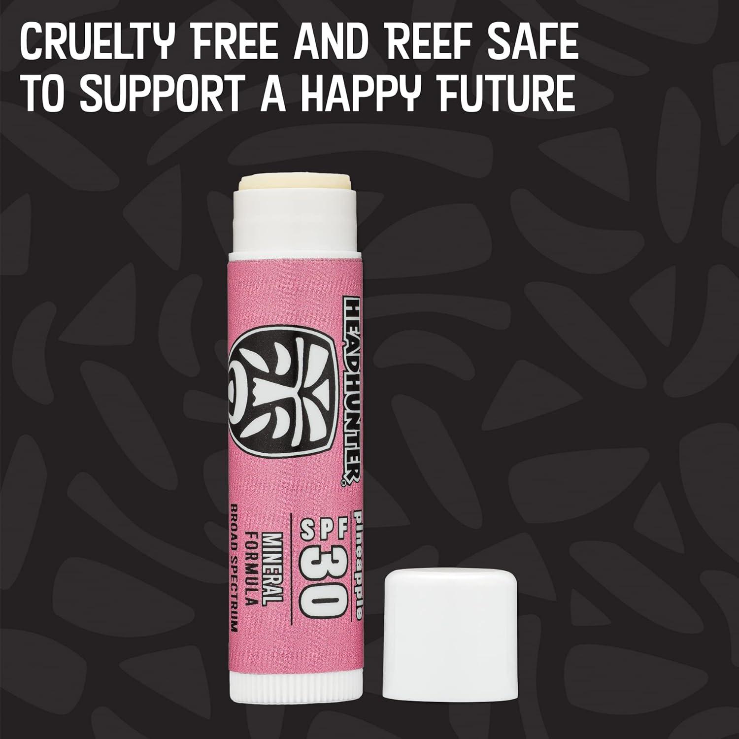Headhunter Pineapple Sport Chapstick Sunscreen SPF 30 - Waterproof Lip ...