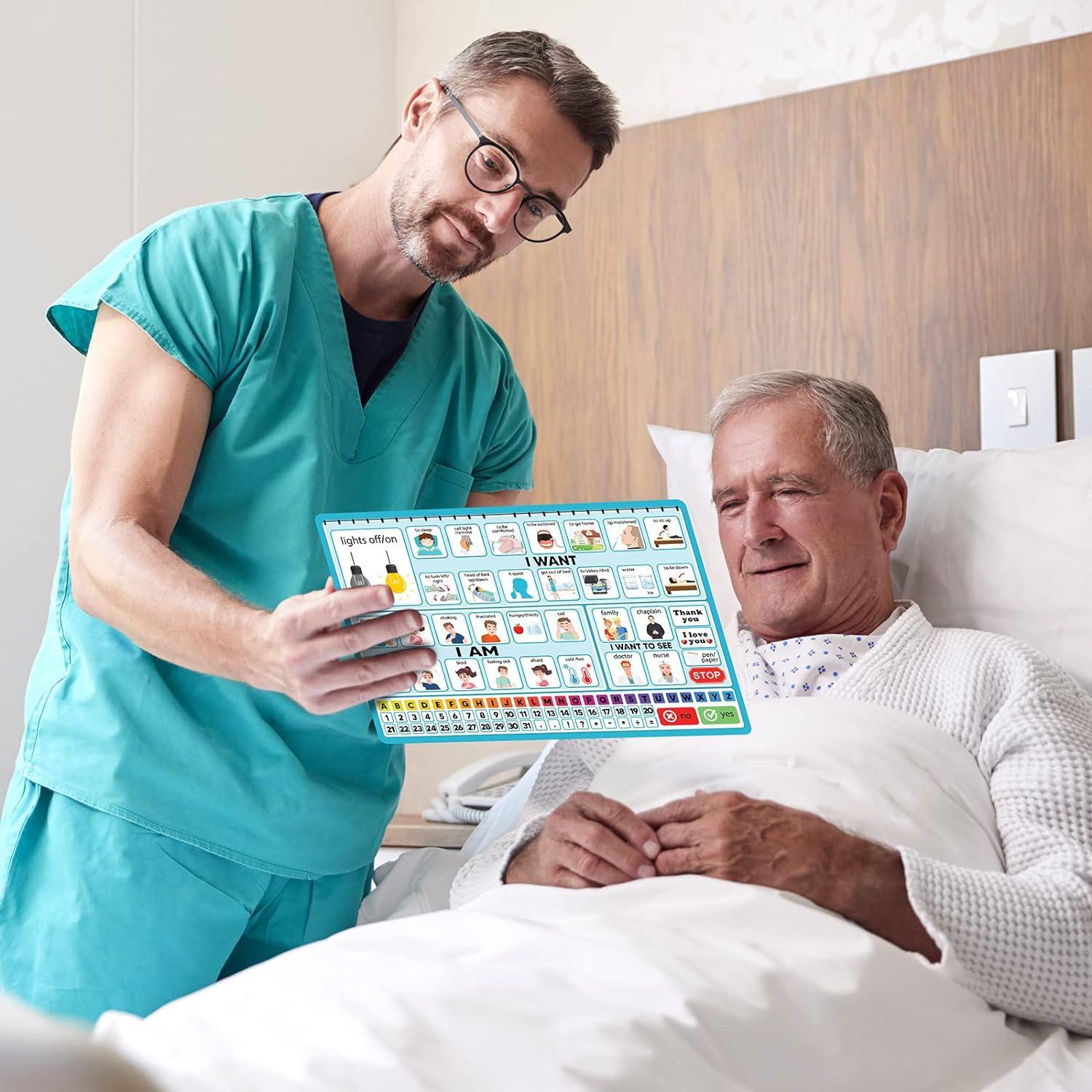 6 Pcs Patient Communication Board Nonverbal Communication Board ...