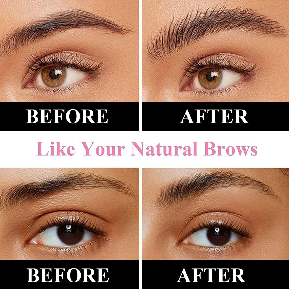 Eyebrow Stencil Setting Gel Kit Waterproof Eyebrow Template With