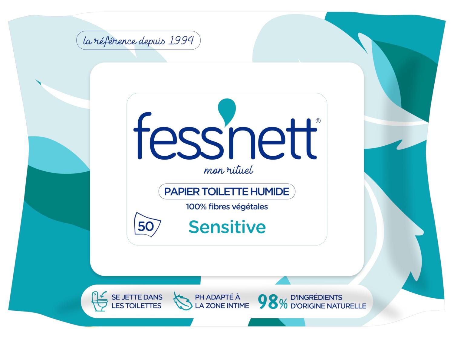 Sensitive Wet Toilet Paper - 50 Pack | Gentle Eco-Friendly ...
