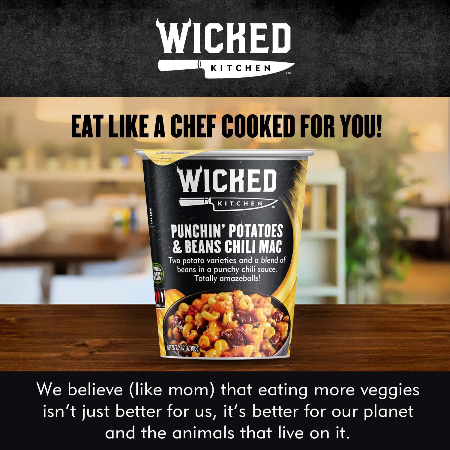 Wicked Kitchen Punchin Potatoes & Beans Chili Mac 6 Pack - Plant-Based ...