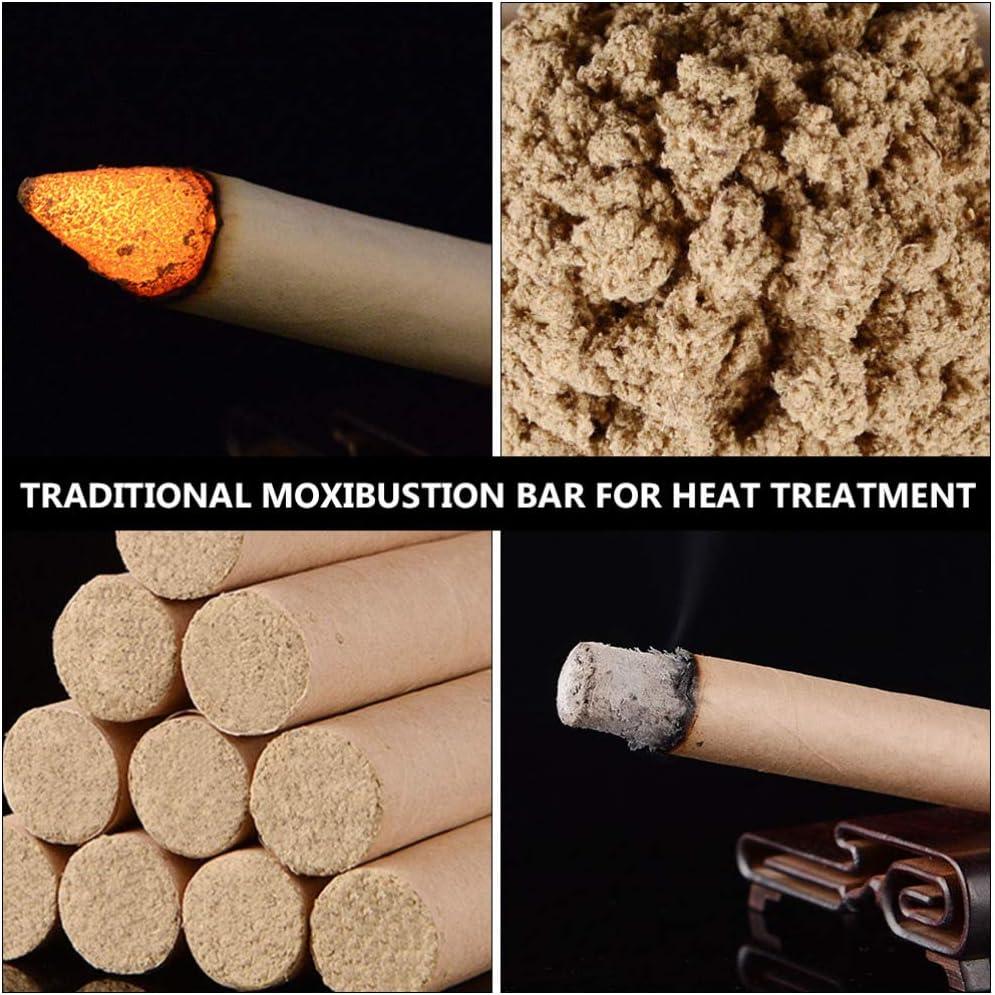 Exceart 20 Pack Smoke-Free Moxa Sticks - Moxibustion Tools for ...