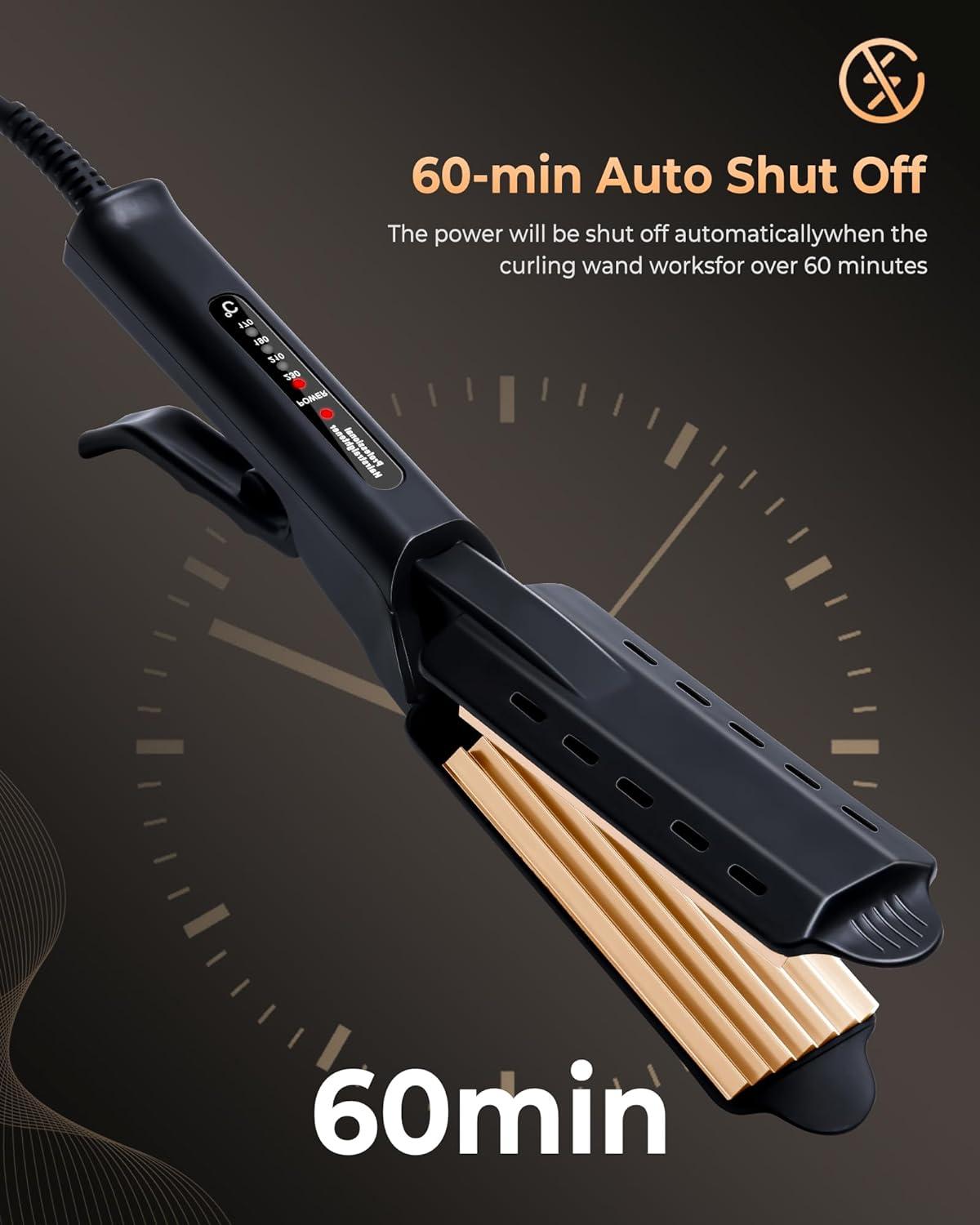 Fluffy Hairstyle Hair Crimper with Anti-Static Ceramic Plates ...