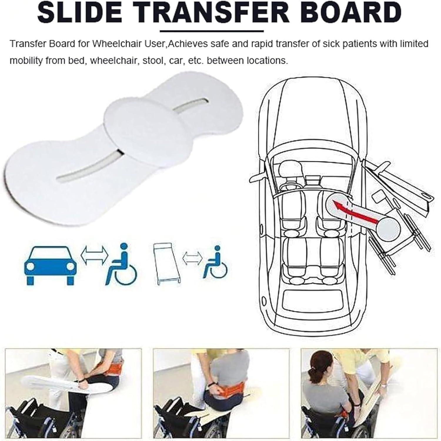 ZXSYYYDS Curved Sliding Transfer Board - Best Transfer Aid for Seniors ...
