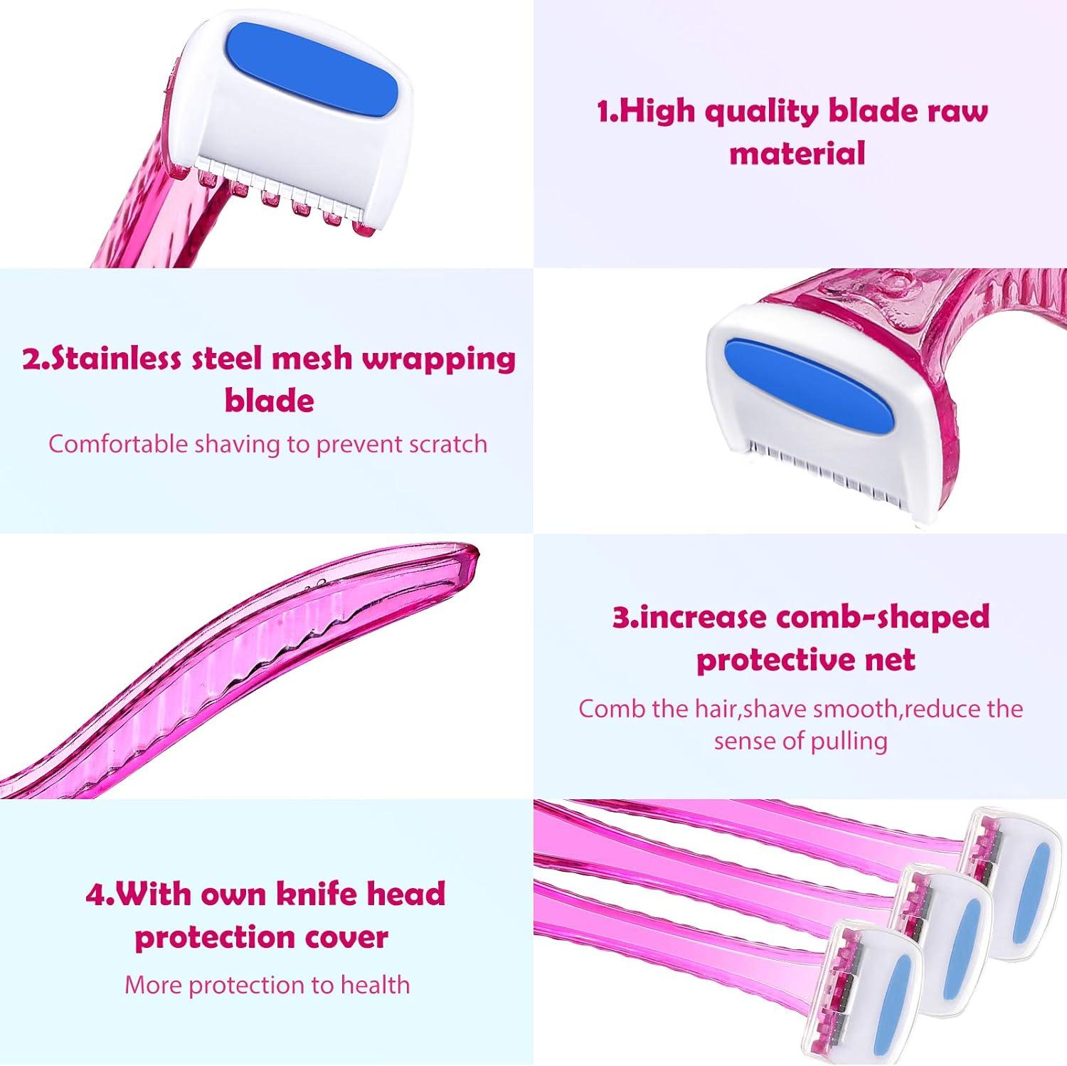 Honoson Bikini Razors - 30 Piece Beauty Razor Set for Women | T-Type ...