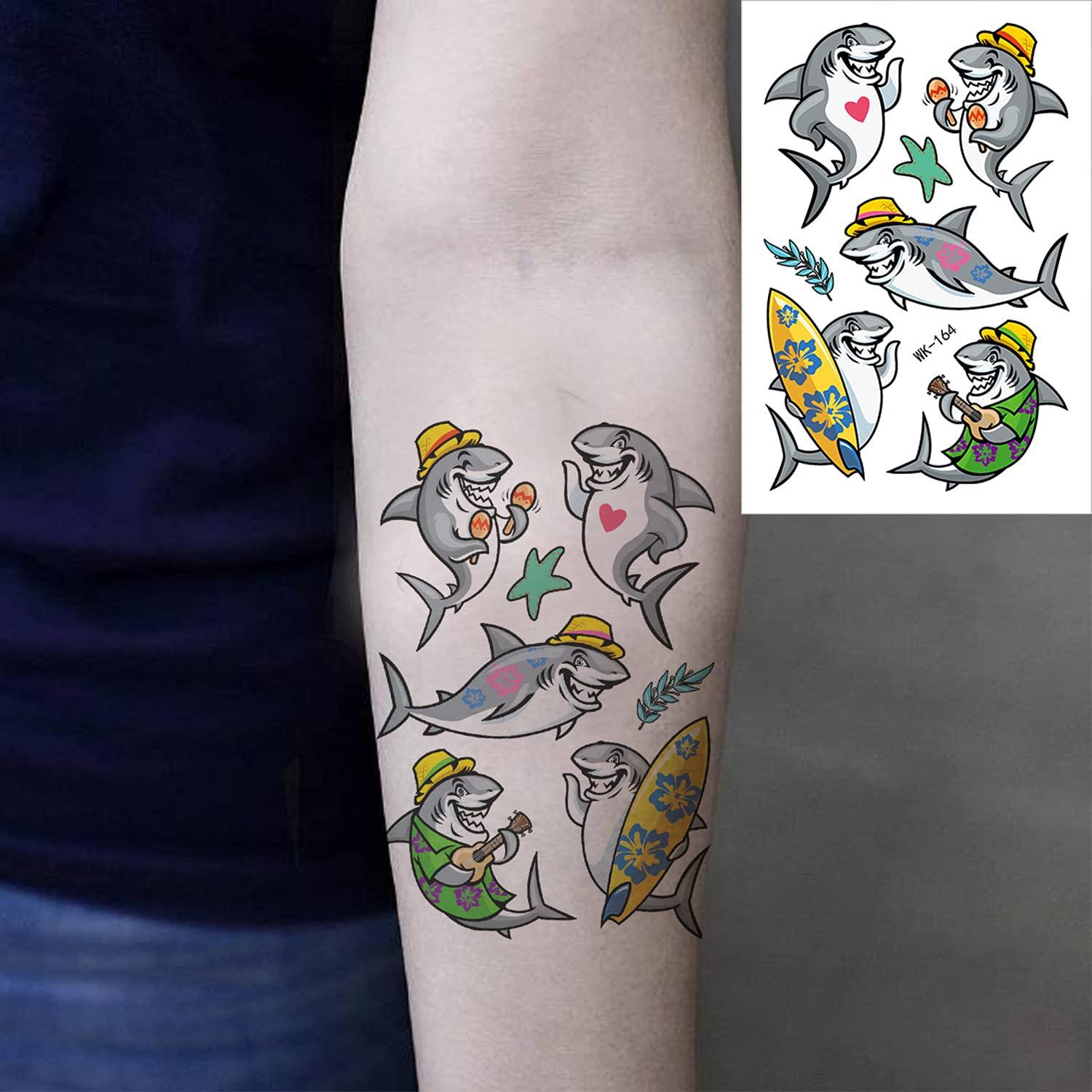 Simple Beach Themed Tattoos