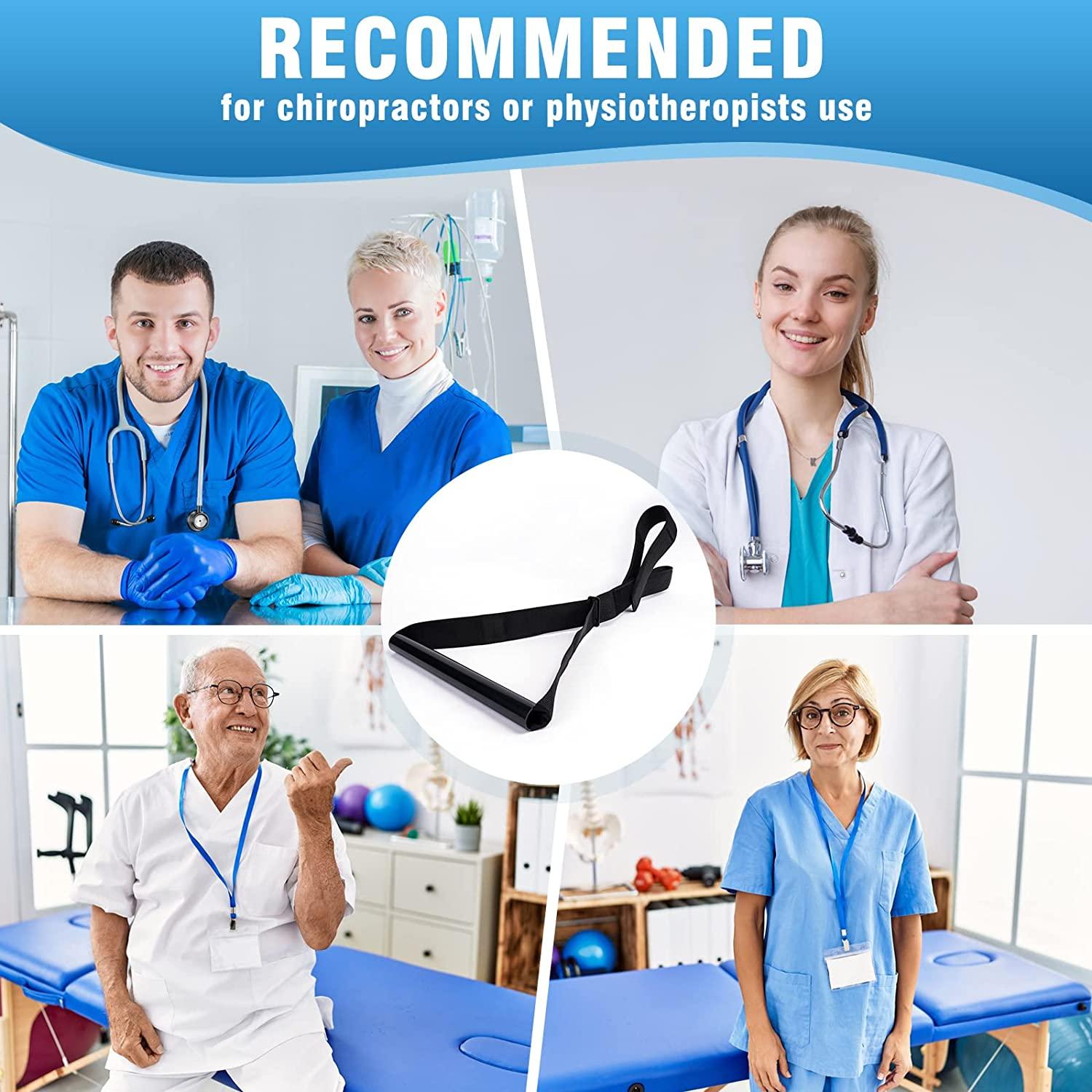 Chiropractic Decompression Traction Tool with Chin Strap for Neck Pain ...