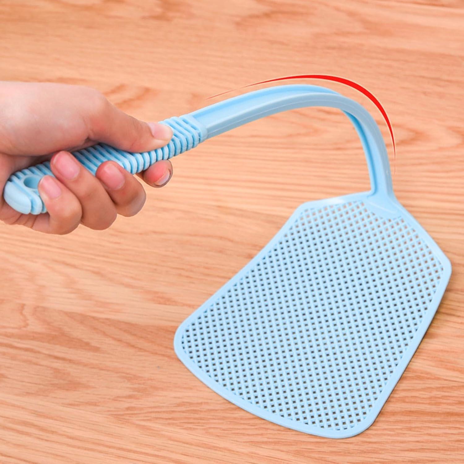 Heavy-Duty Fly Swatter for Outdoor Use - Long-Handled Fly Swatter with ...