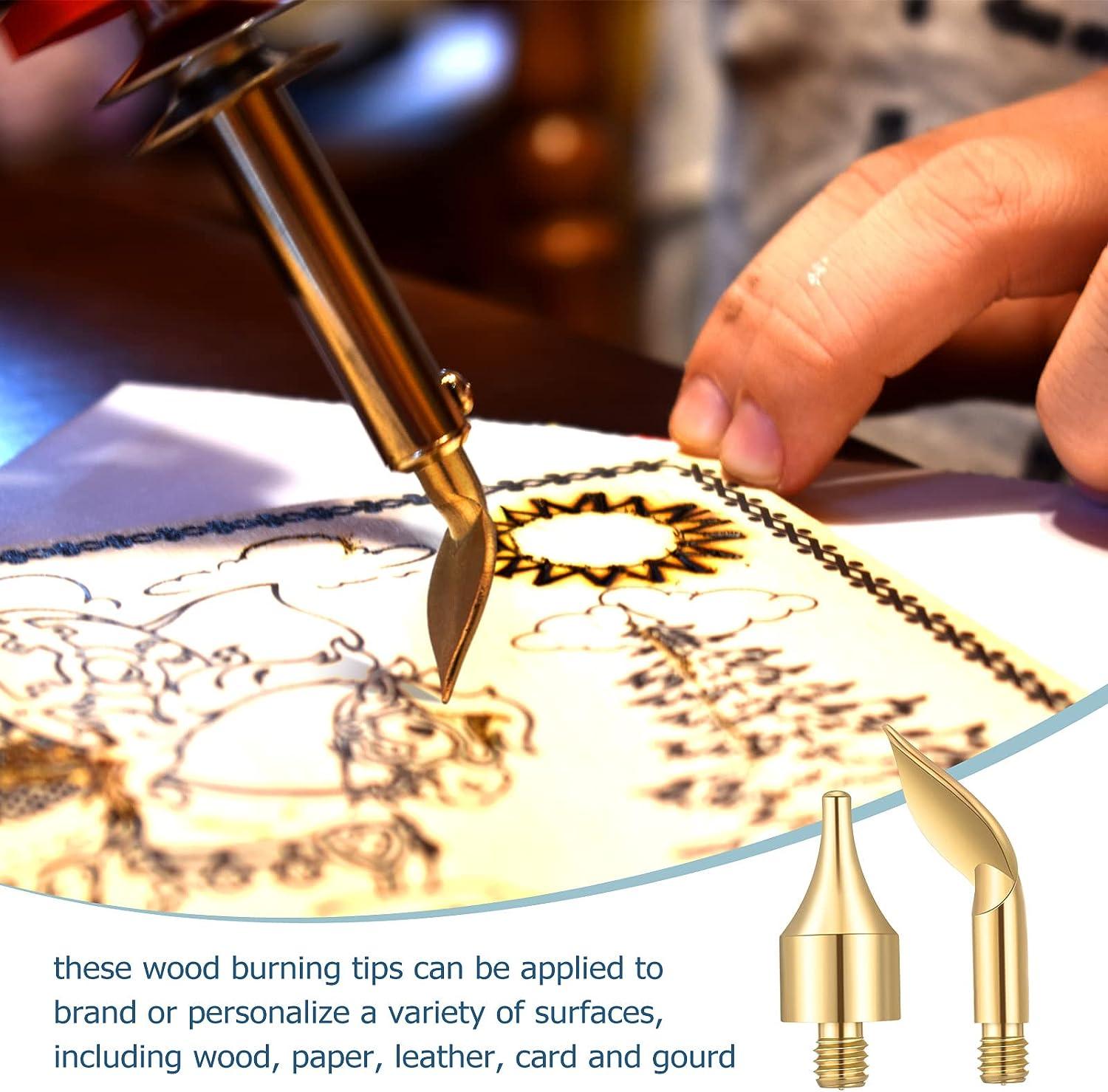 43-Piece Wood Burning Tip Set for DIY Embossing and Carving Crafts ...