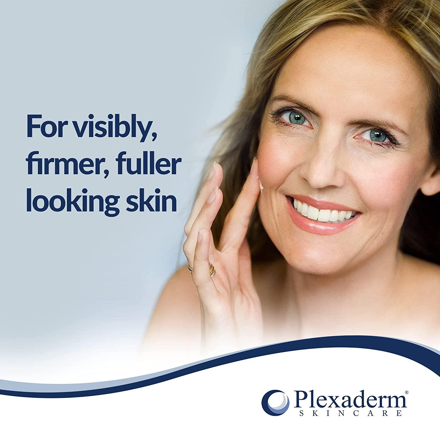 Plexaderm 15mL Night Time Collagen Serum | Anti-Aging Peptide Serum for ...