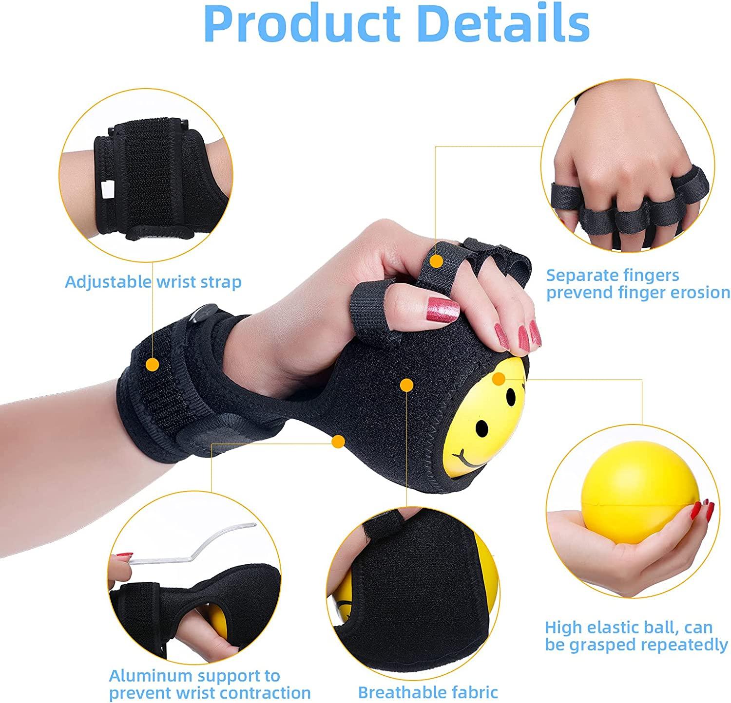 Anti-Spasticity Ball Splint for Hand Stroke Recovery - Ideal for ...