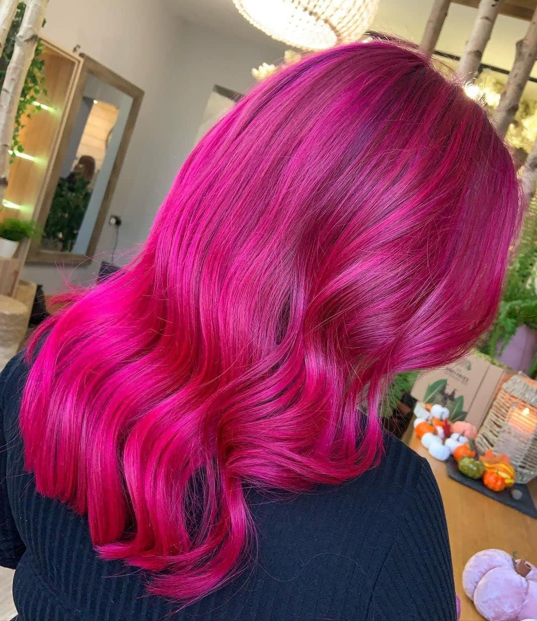 Crazy Color Neon Rebel UV Neon Pink Hair Dye - Vegan Formula ...