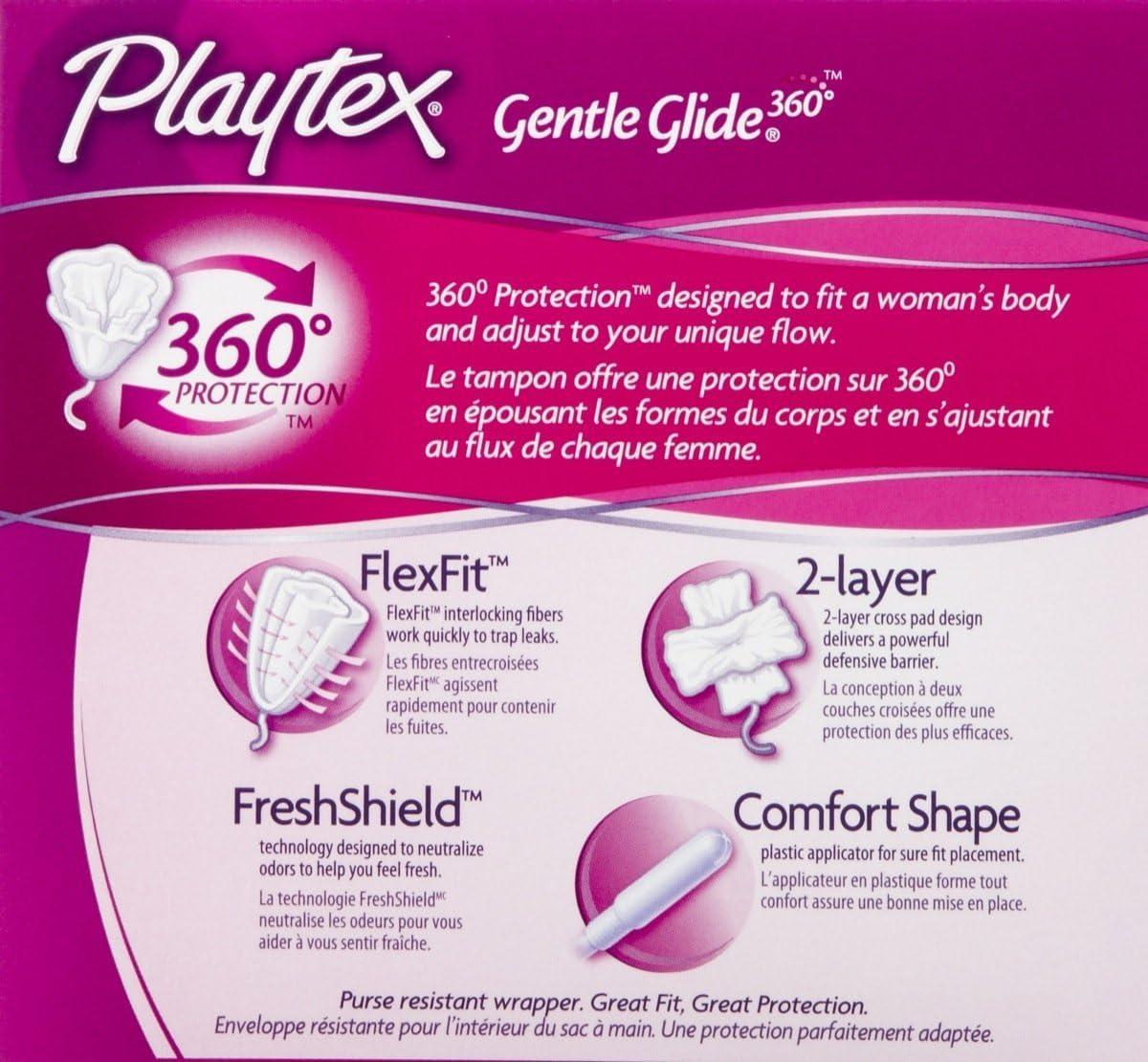 Playtex Tampons Super Absorbency Deodorant 36 ct - Plastic Applicator ...