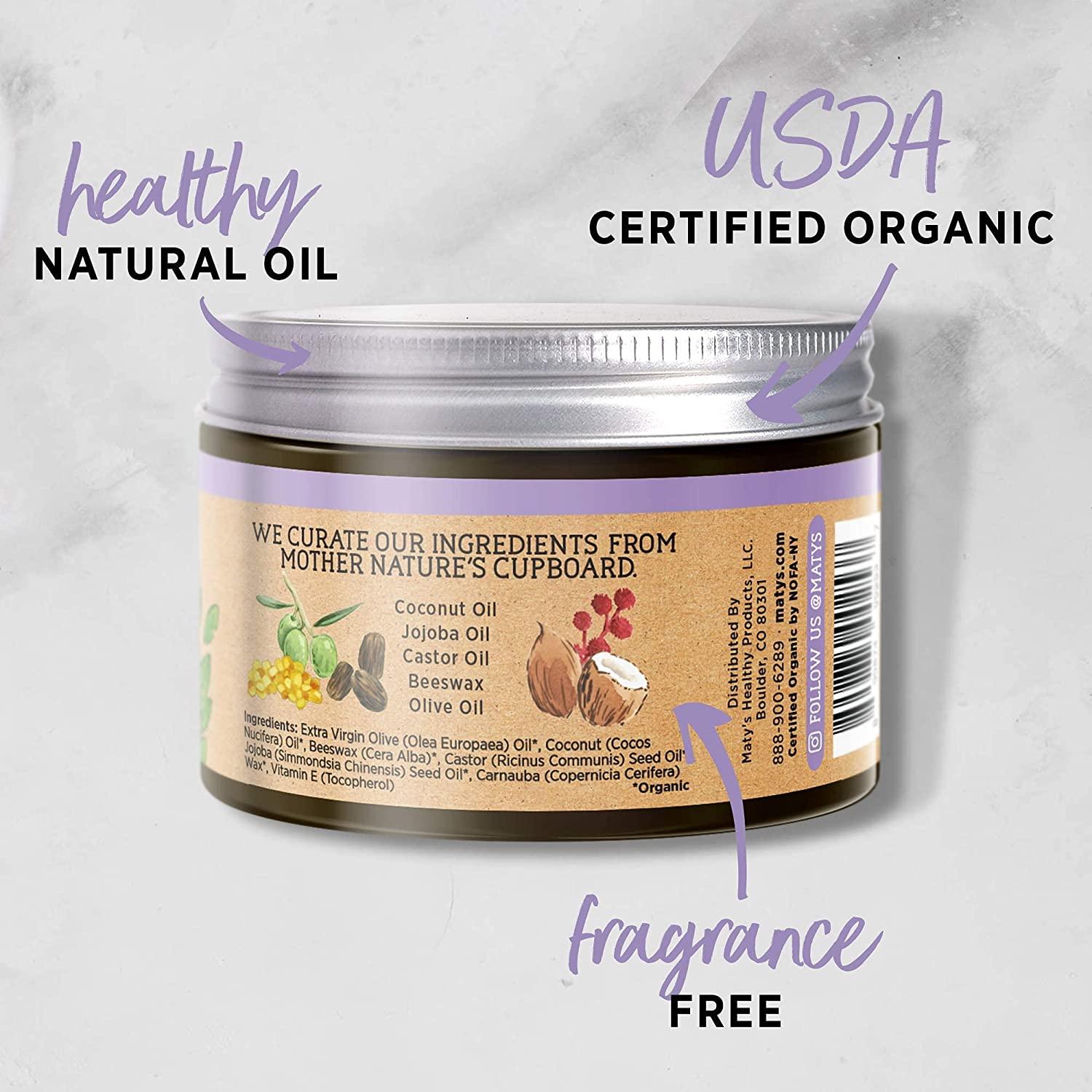 Maty's Organic Baby Ointment - 10 oz, Petroleum-Free Diaper Cream with ...