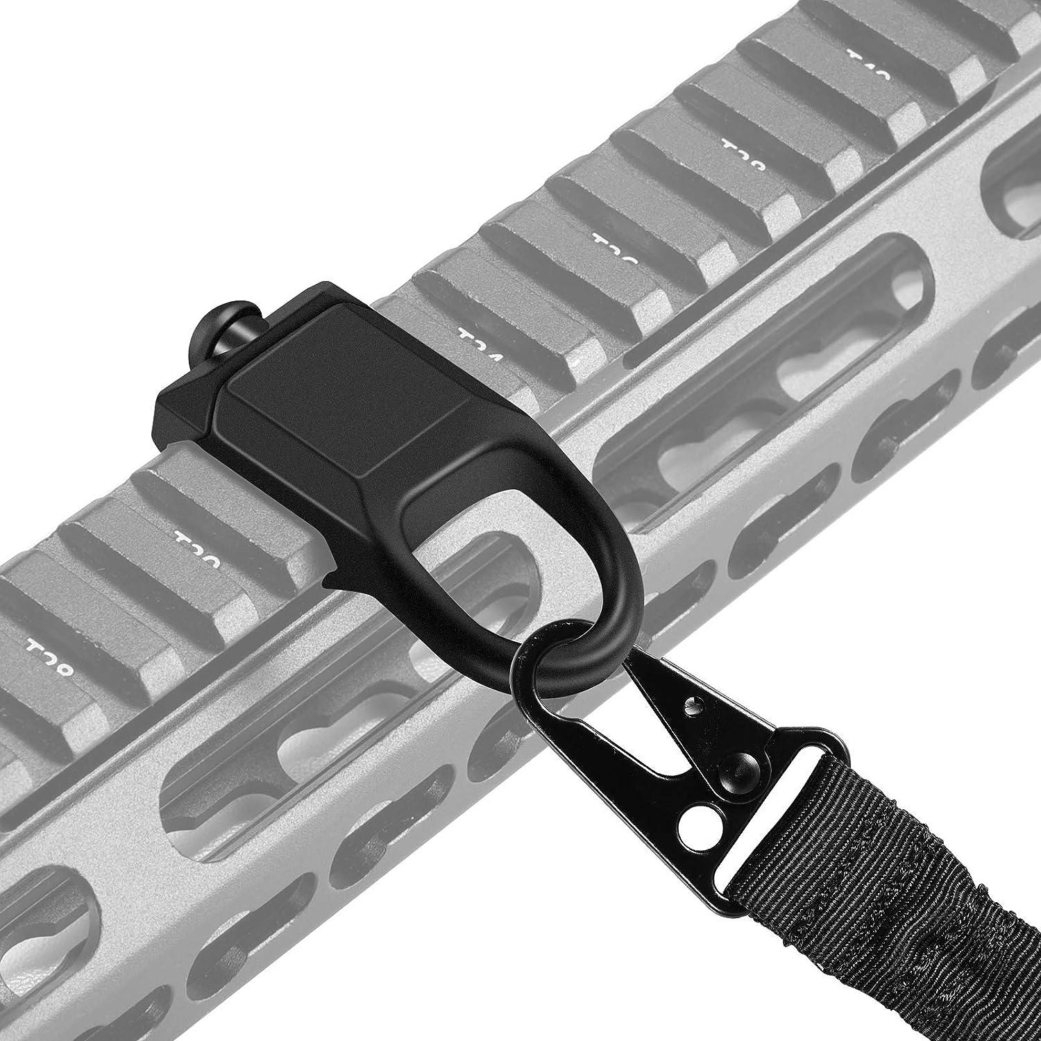 FANGOSS Two Point & Traditional Sling Picatinny Rail - 2 Pack for Outdoors