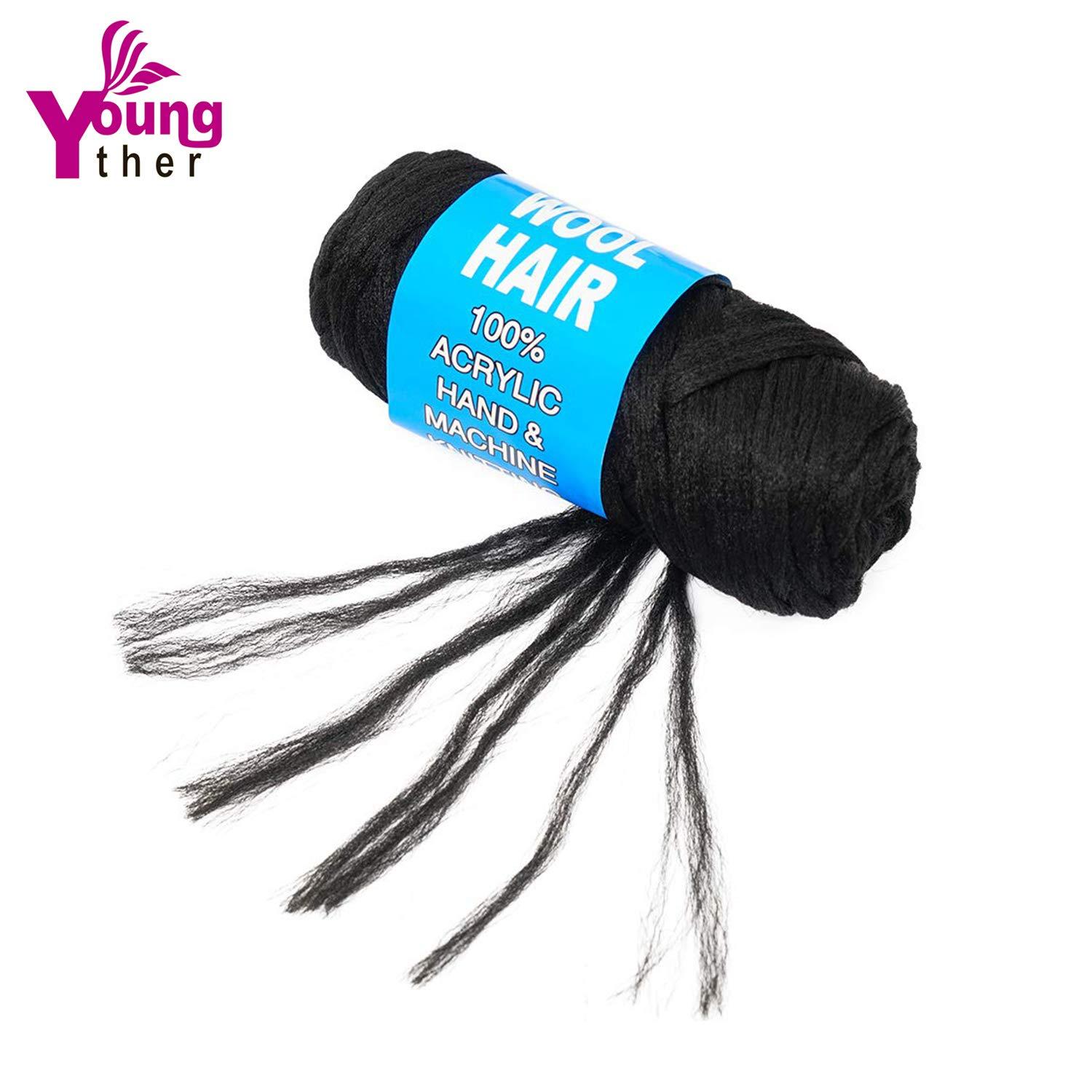 100% Brazilian Wool Hair Acrylic Yarn for African Braids/Senegalese ...
