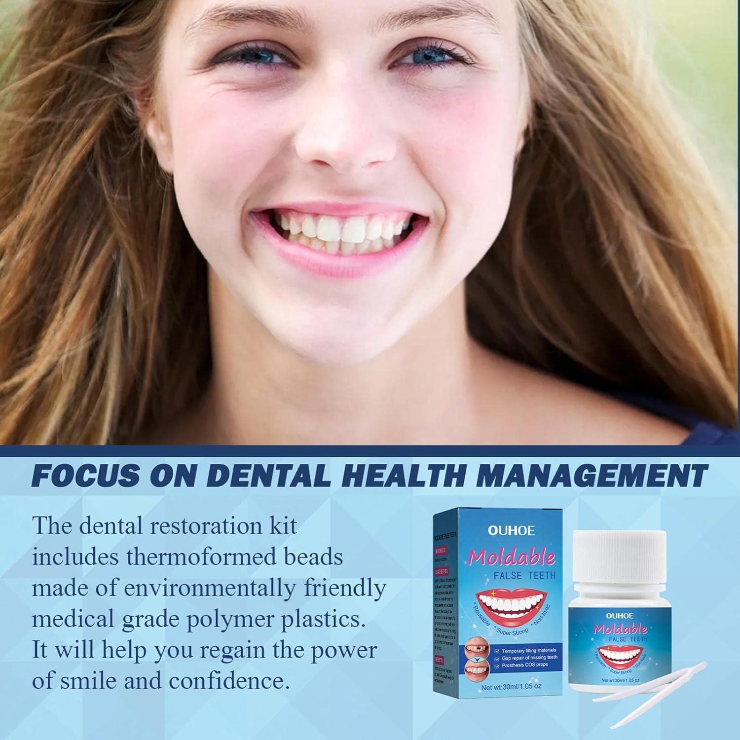 Povanjer Tooth Repair Kit | Missing Teeth Replacement & Gap Filling ...