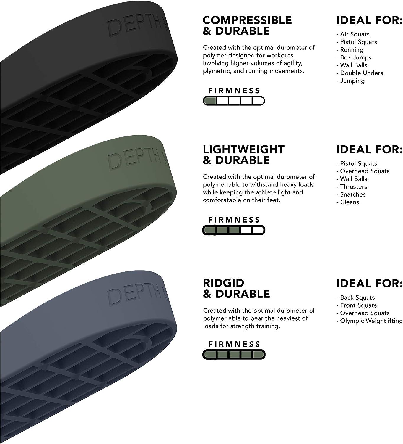 VersaLifts V2 Endurance Heel Lift Inserts (Medium) - Pair for Height ...