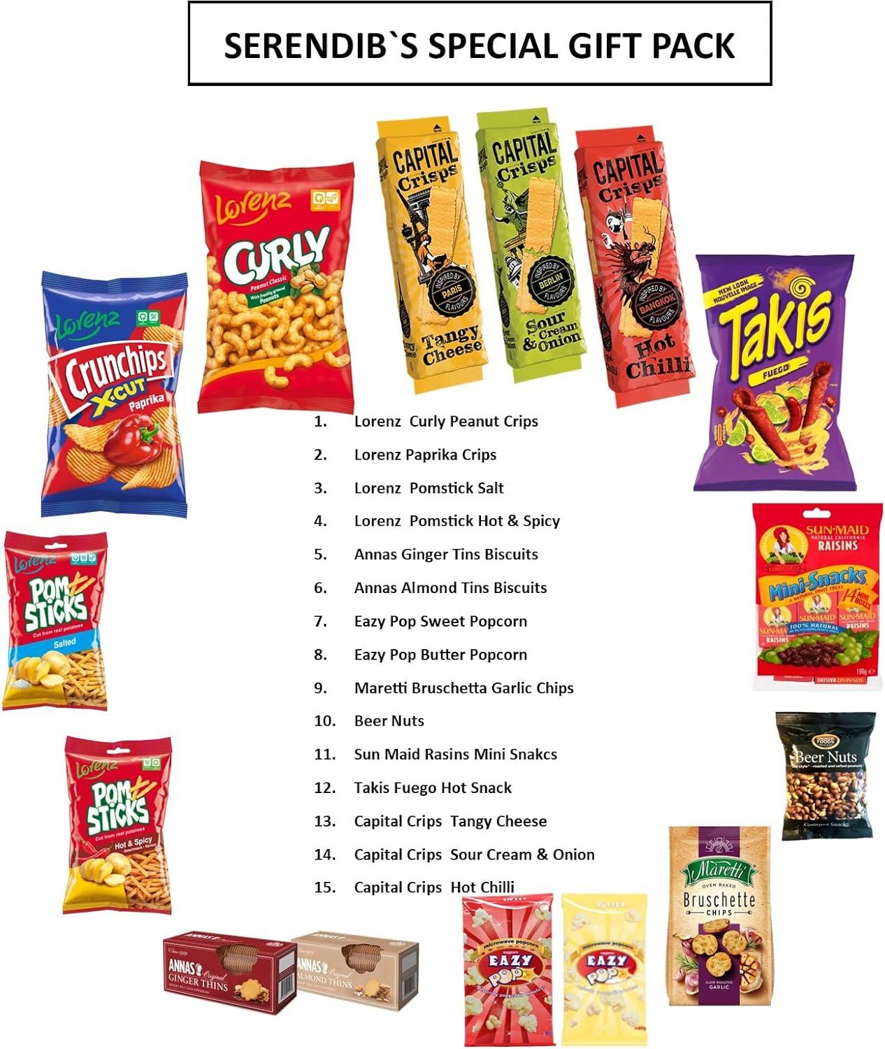 Christmas Special Crips Gift Pack | 15 Different flavoured Varieties ...