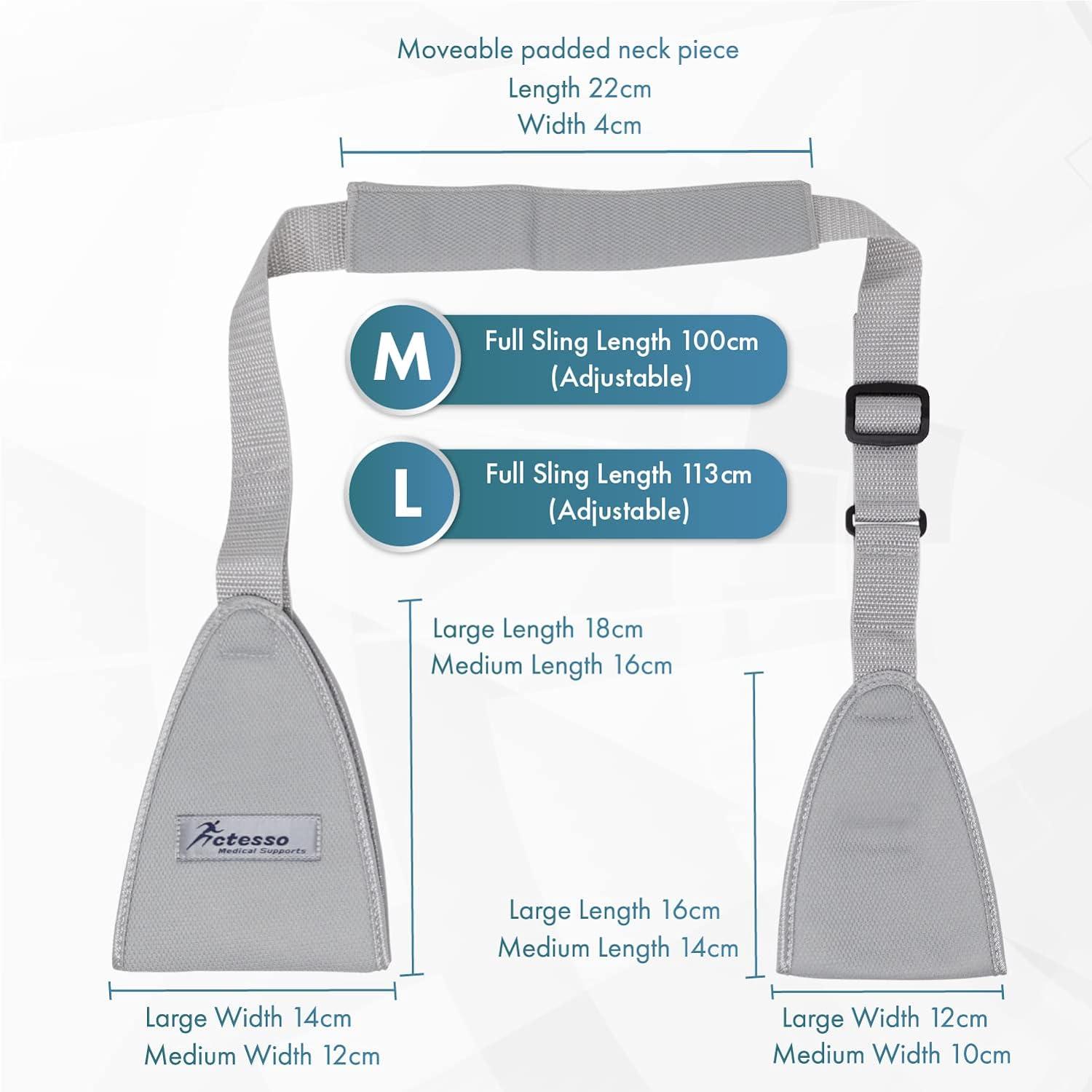 Actesso Web Medical Arm Sling for Broken Arm & Cast Support - Adult ...