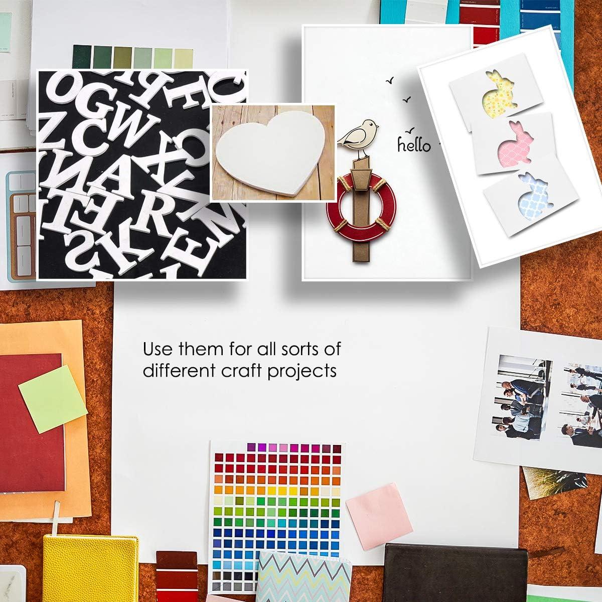 Knitial 22 pt White Chipboard 12 x 18 inch 20 Sheets for Crafts Backing ...