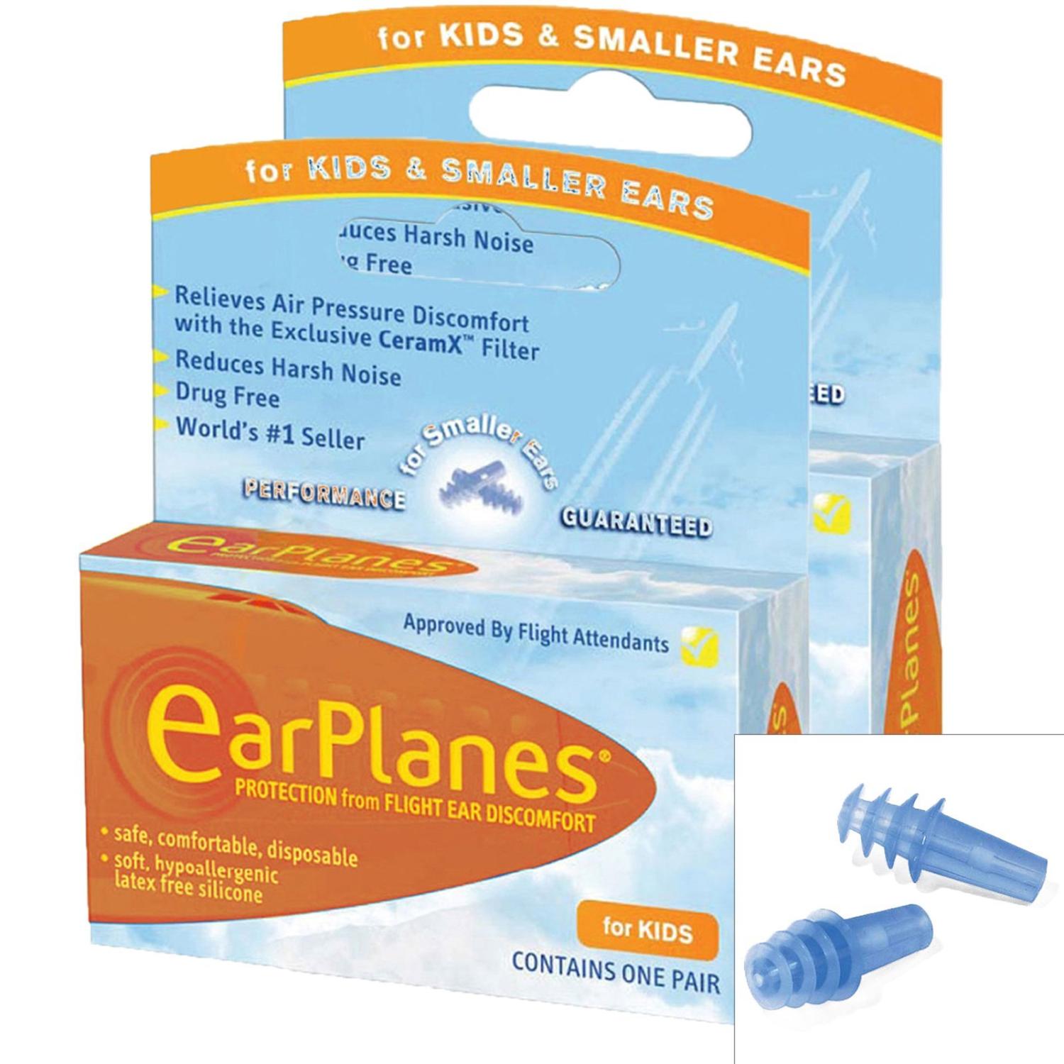 EARPLANES Kinder-Ohrdolpl psel Disposable Earplugs for Kids ...