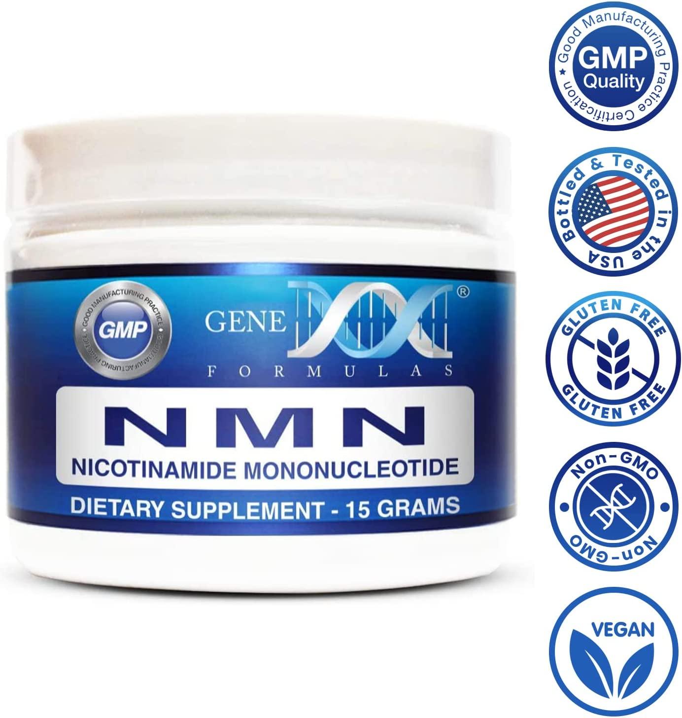 Genex Formulas NMN Nicotinamide Mononucleotide Supplement Powder 15g ...