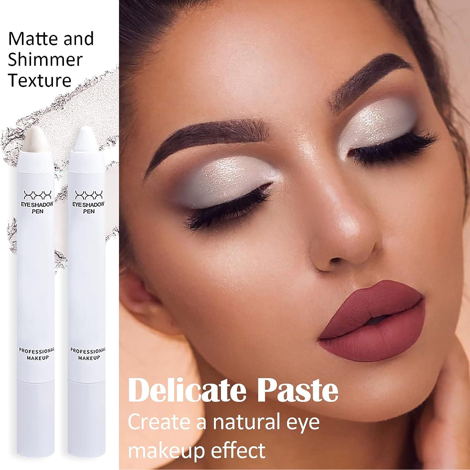 white eye makeup tutorial