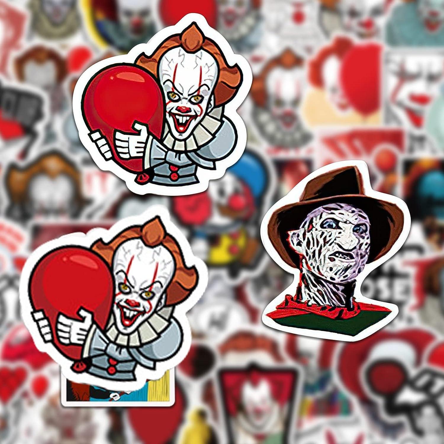 Kilmila Thriller Horror Movie Stickers - Halloween Themed 200pcs for ...