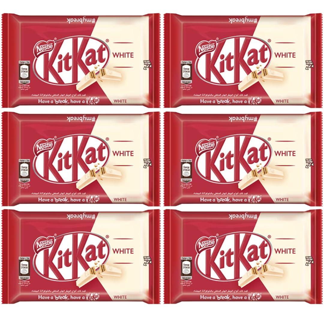 White Chocolate Bundle With Kit Kat 4 Finger White Chocolate Bar 41.5g ...