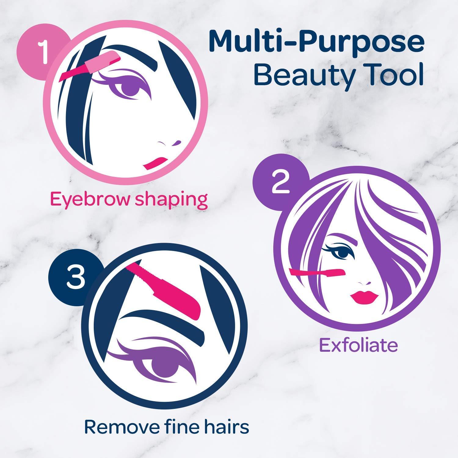 Schick Hydro Silk Touch-Up Tool - 3 Pack Exfoliating Dermaplaning for ...