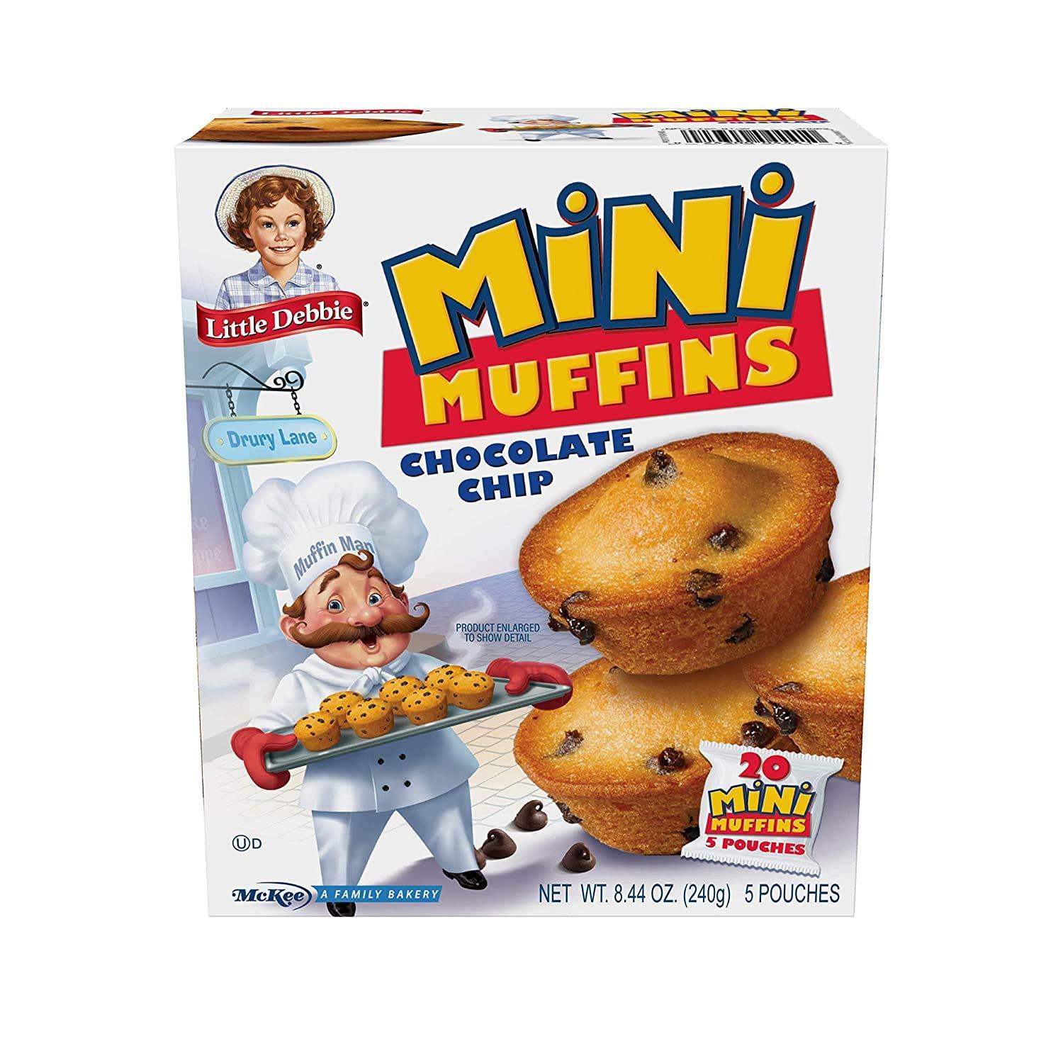 Little Debbie Mini Muffin Variety Pack - Birthday Cake, Blueberry ...
