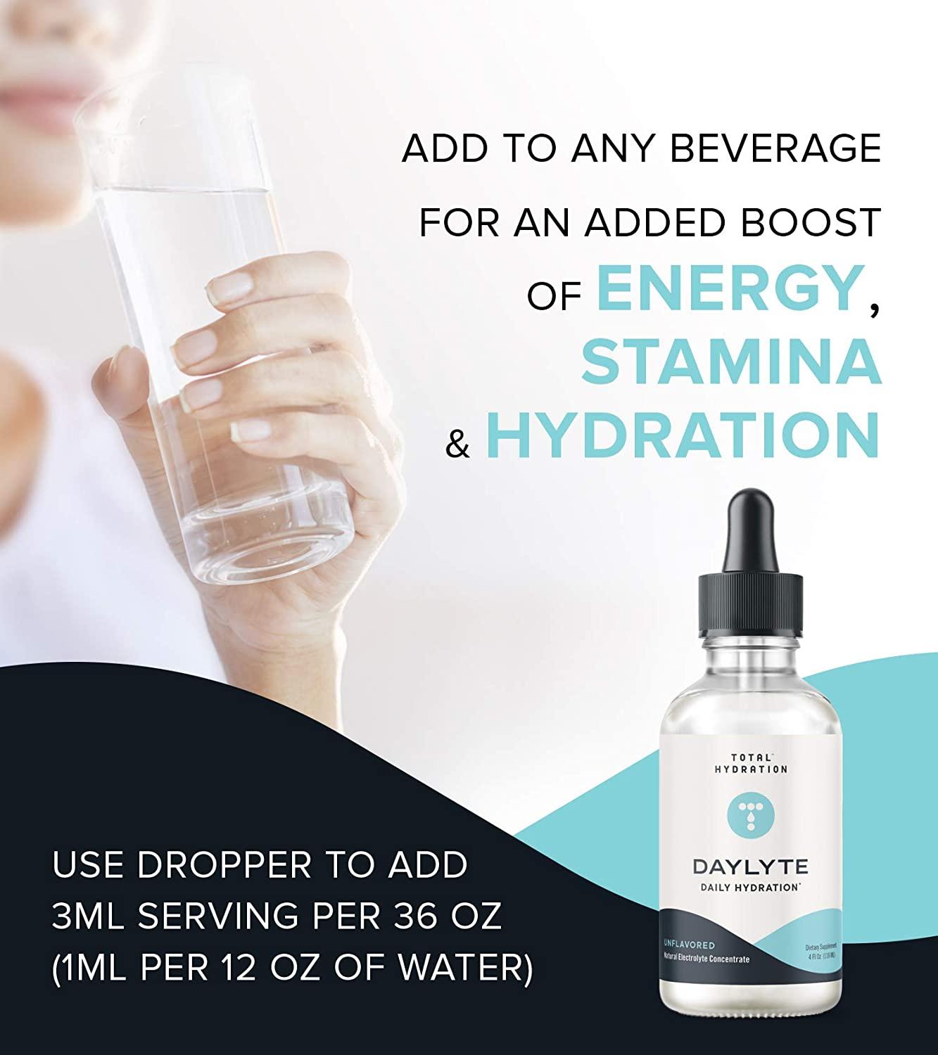 Daylyte Electrolyte Drops Hydration - Sugar Free Mineral Drops with ...