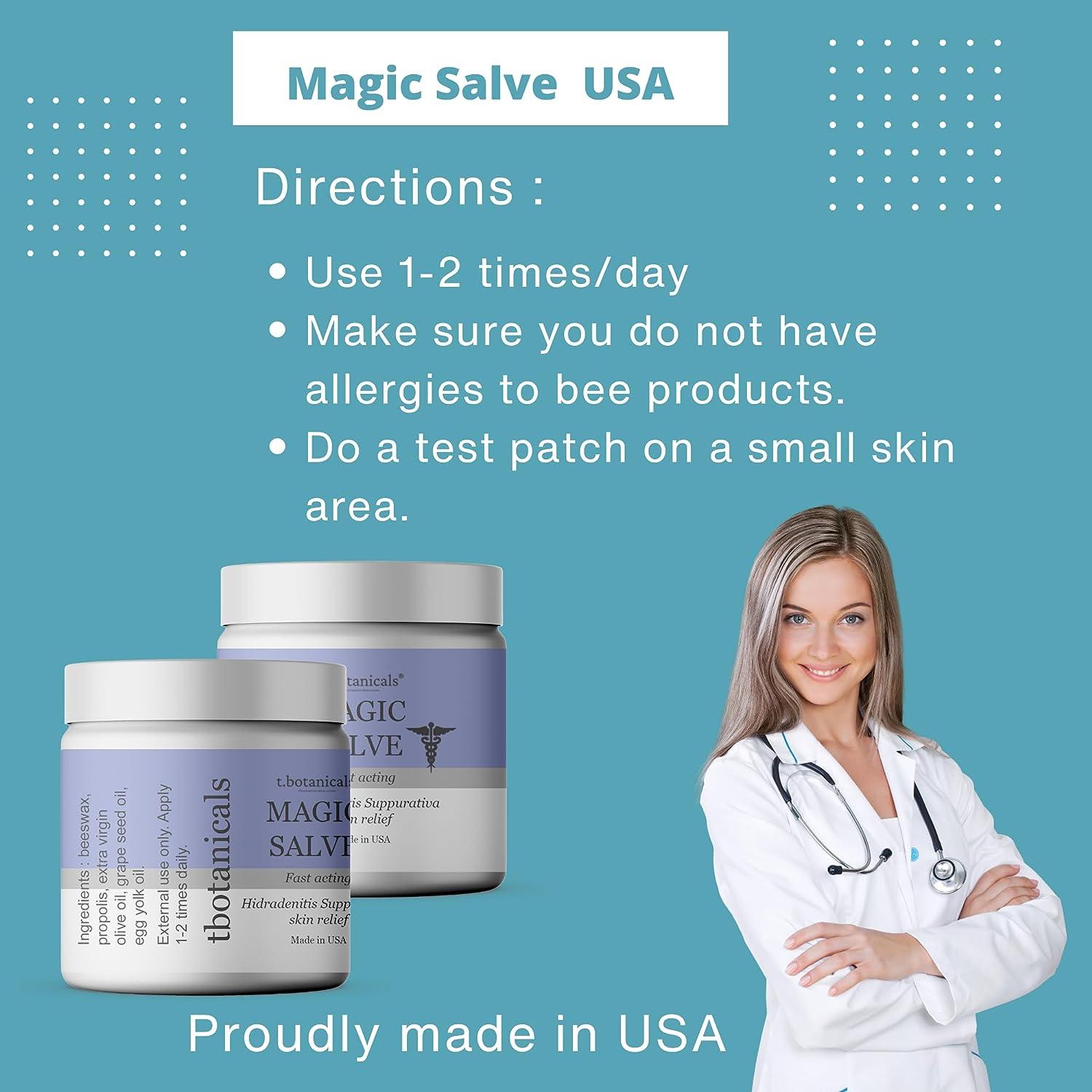 Beeswax & Propolis Magic Salve for Boils, Abscesses, Hidradenitis ...