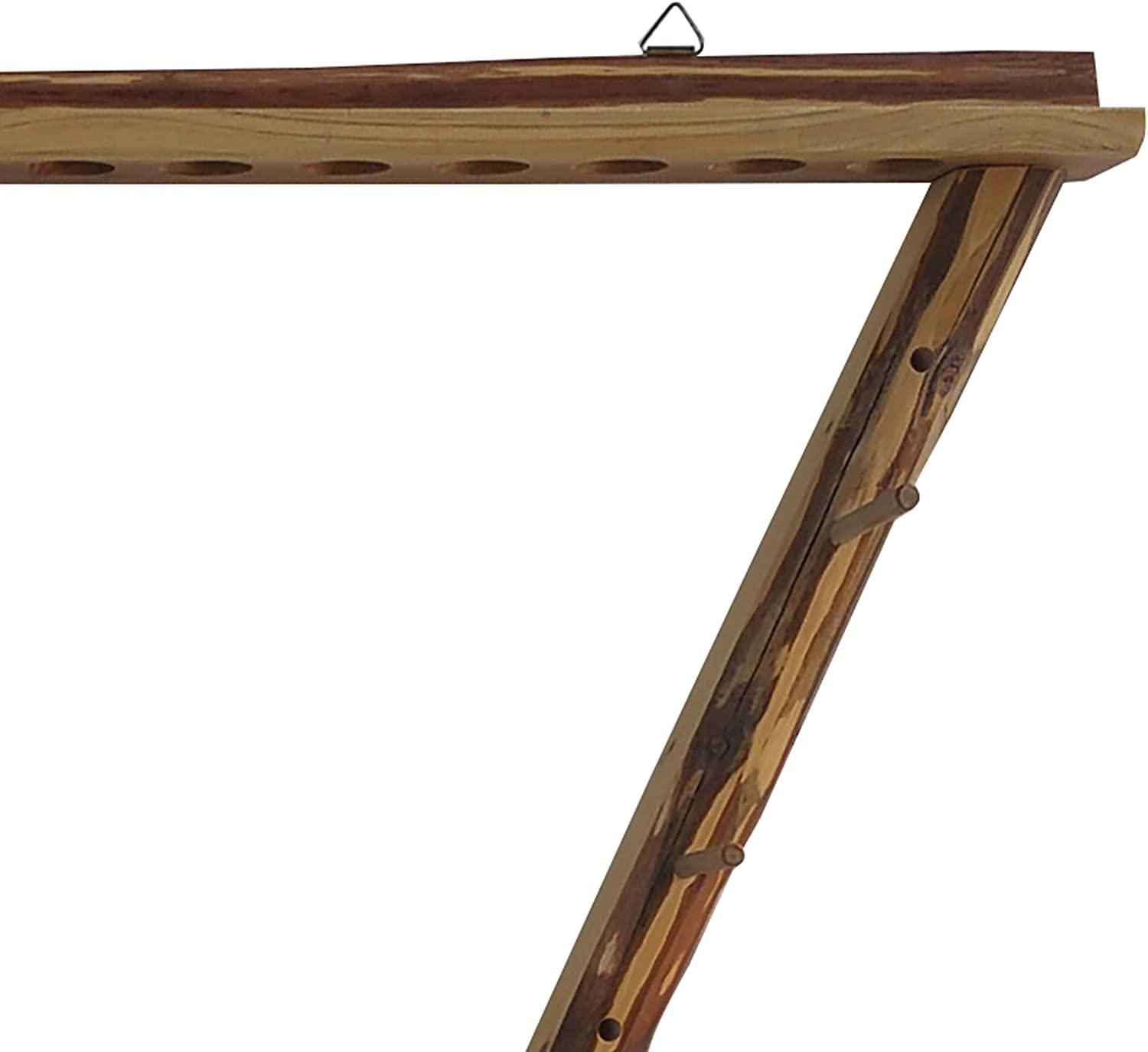 Rush Creek Creations Rustic Compound Bow & Arrow Wall Rack ...