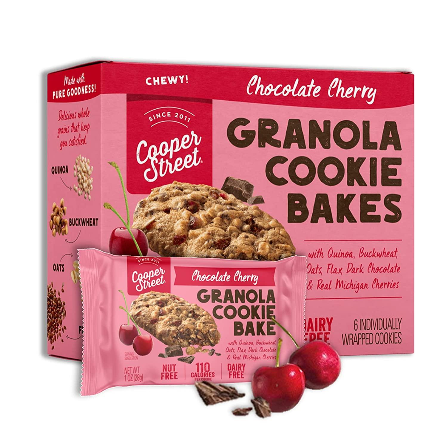Cooper Street Cookies Chewy Granola Bakes Chocolate Cherry 48 Count ...