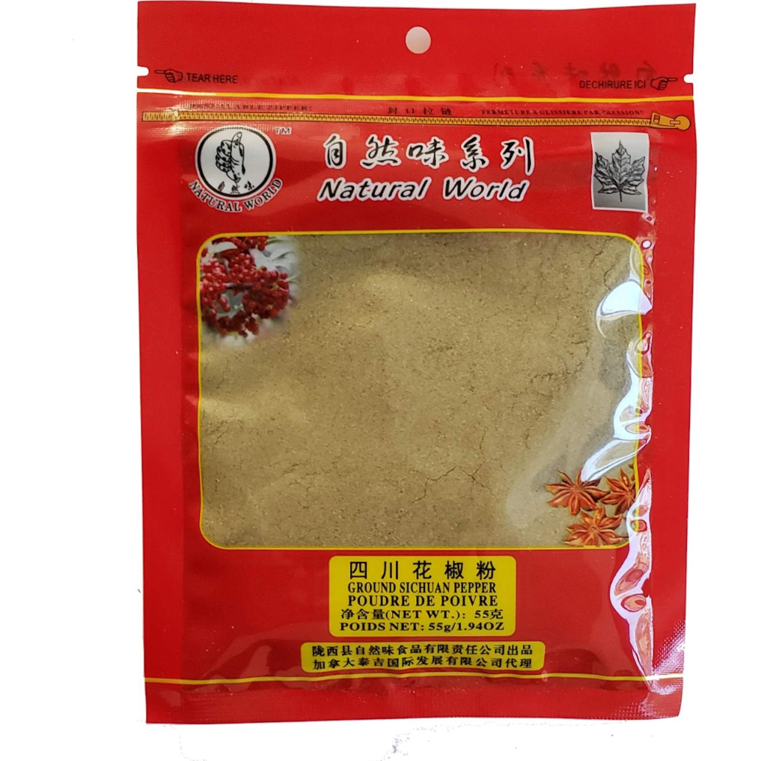 Natural World Ground Sichuan Pepper Powder Pack of 1 55gms | Buy Now ...