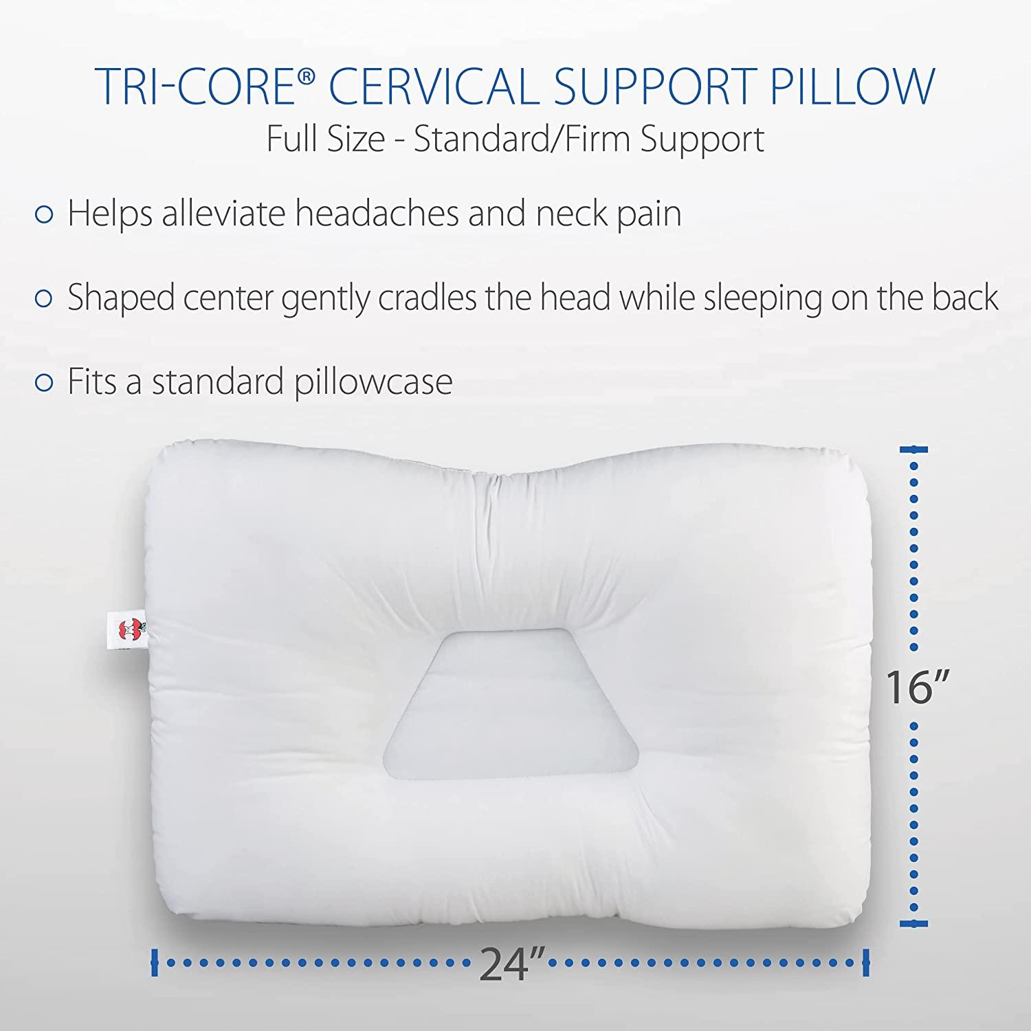 Core Products Tri-Core Cervical Support Pillow - Orthopedic Contour ...