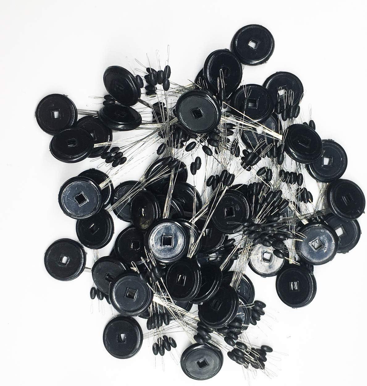YOTO 300pc Rubber Bobber Stops: 6-in-1 Float Sinker Stopper Set ...
