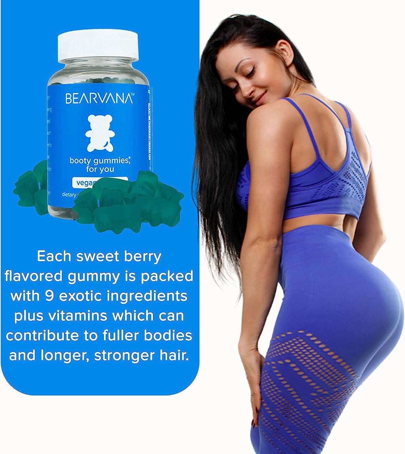 BEARVANA Booty Enhancing Gummy Supplement - Berry Flavored ...