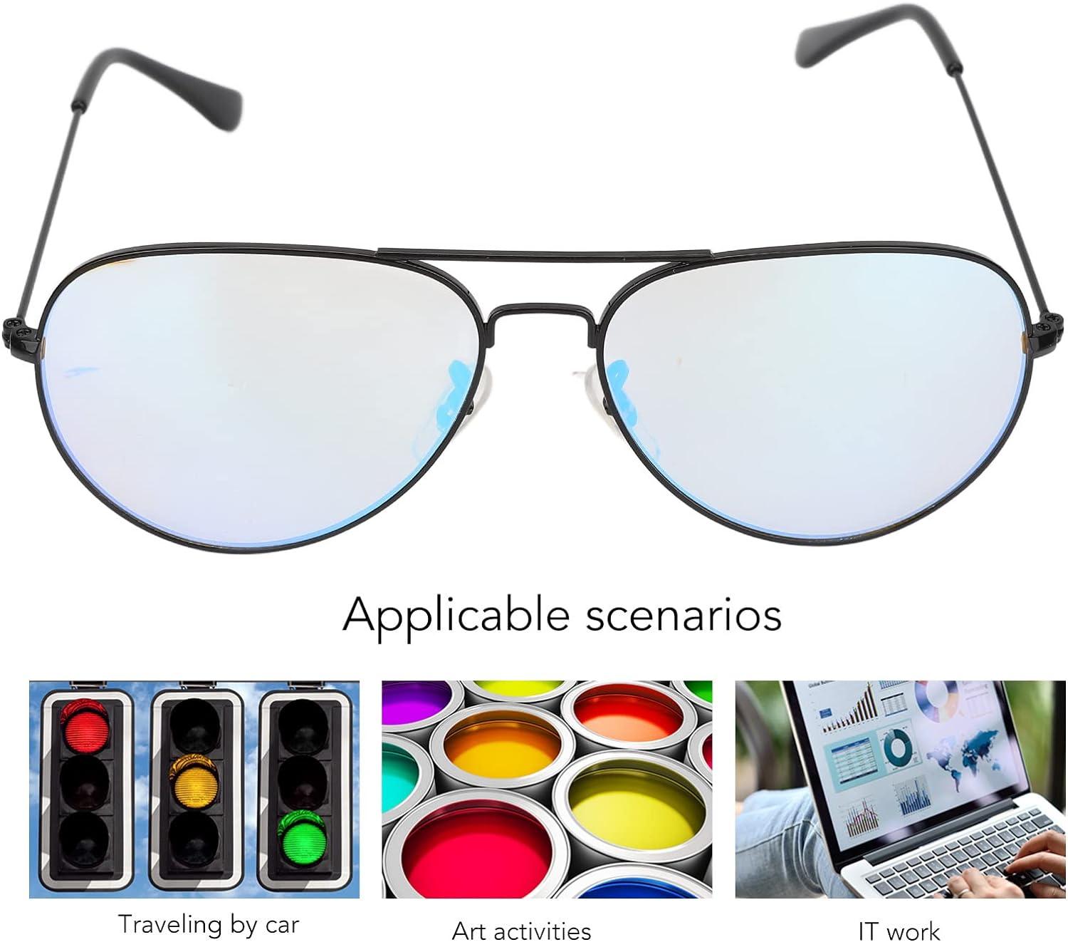 Color Blind Glasses for Red-Green Correction | Blue Light-Blocking ...