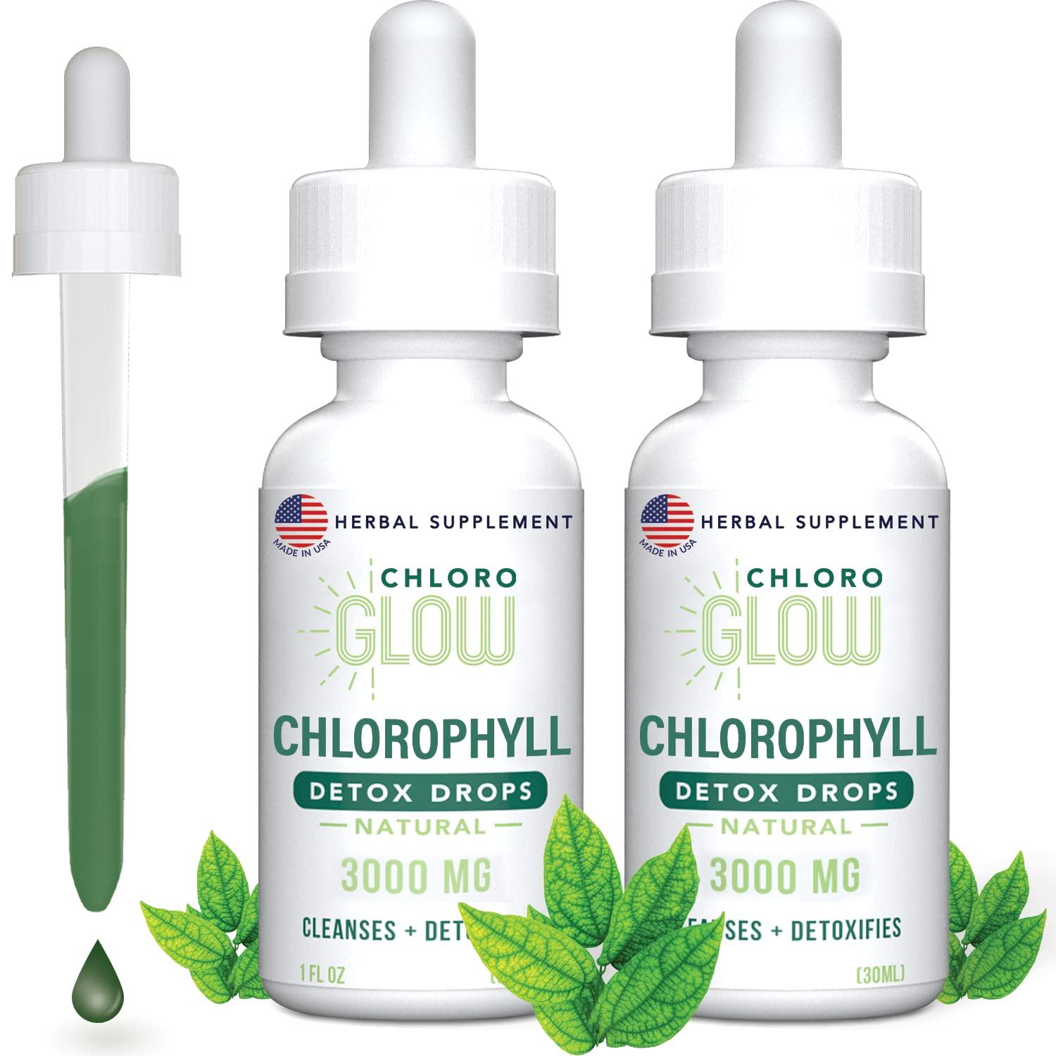 Chloroglow Liquid Chlorophyll Oxygen Drops 3000mg | Energy & Metabolism ...