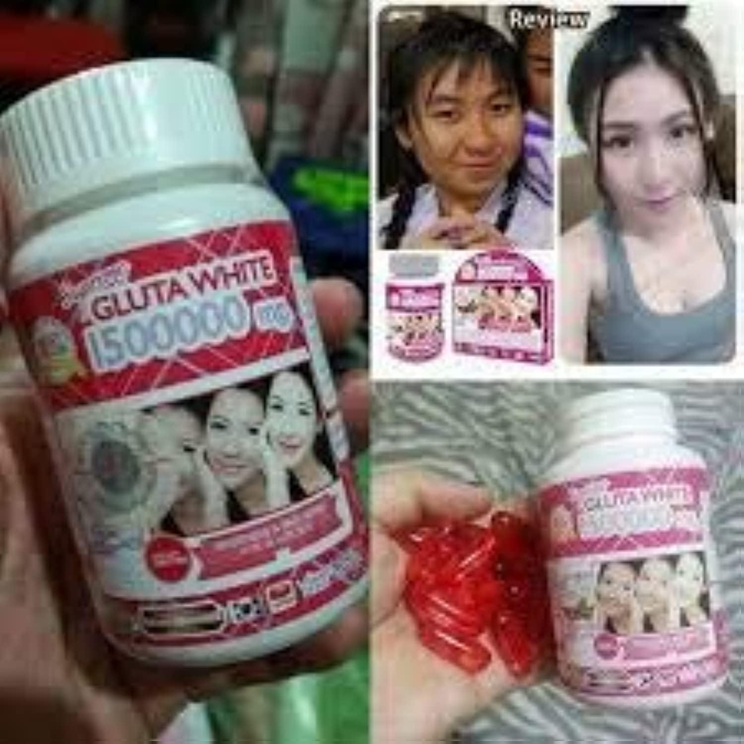 Supreme Gluta White 1500000mg Whitening & Anti Aging Capsules - Reduce ...