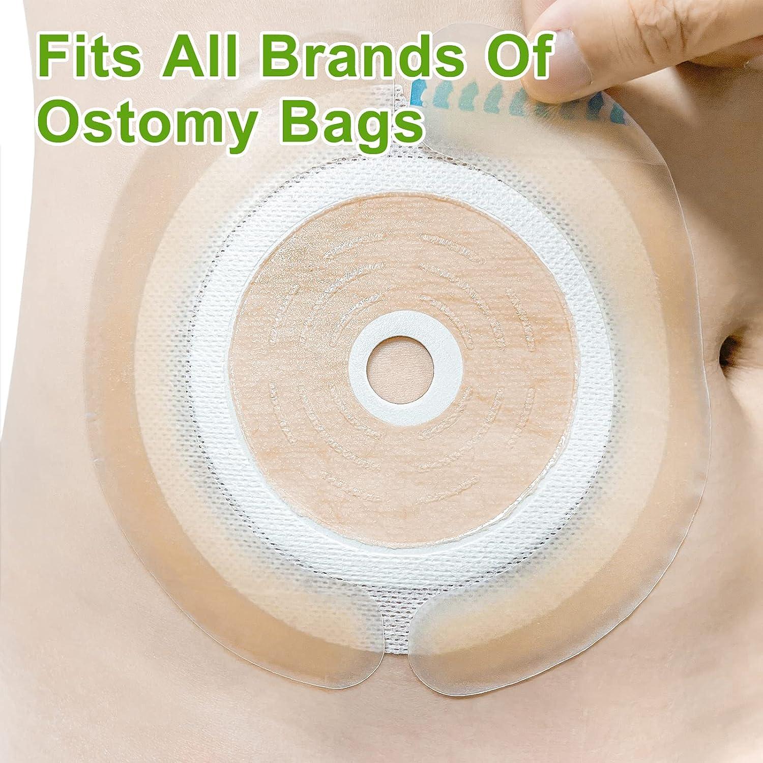 Carbou 20 Pcs Elastic Ostomy Barrier Strips - Medical Grade, Waterproof ...