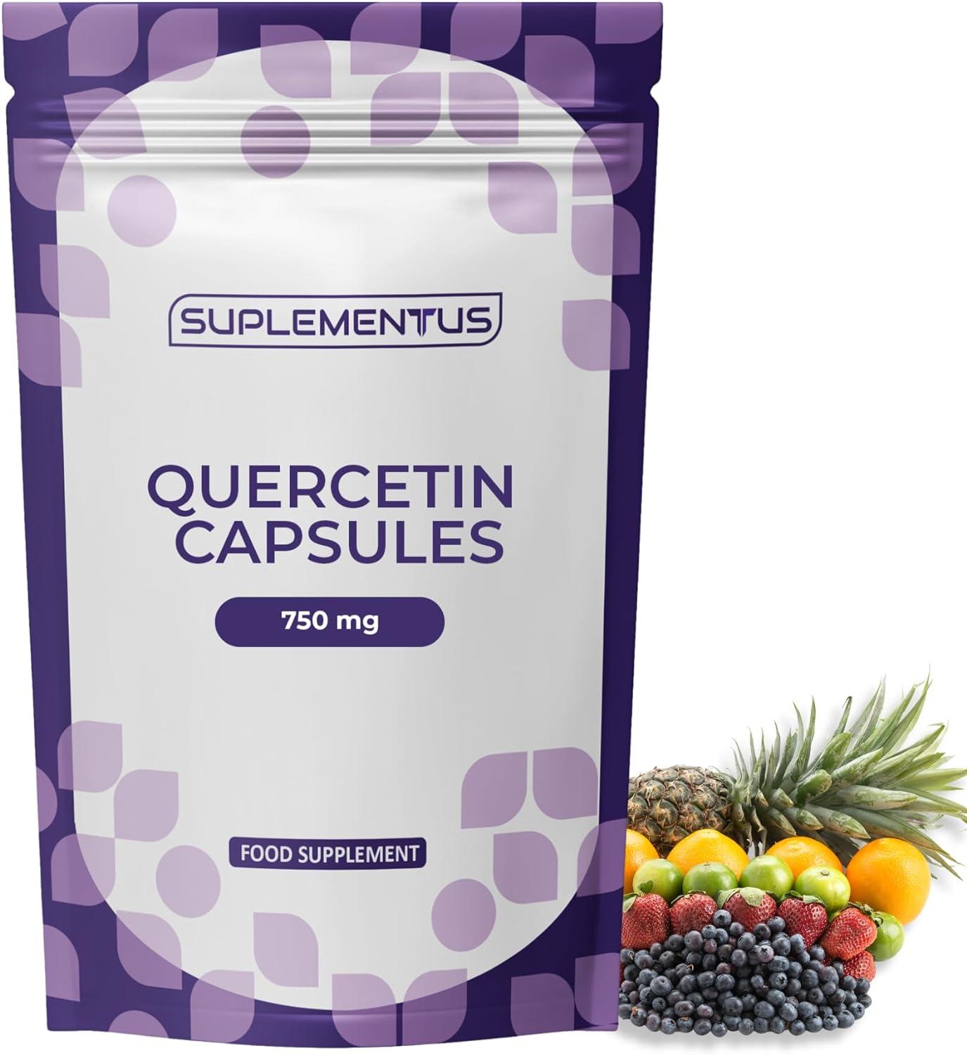 Suplementtus Quercetin Complex Capsules 750mg - Antioxidant & Anti ...