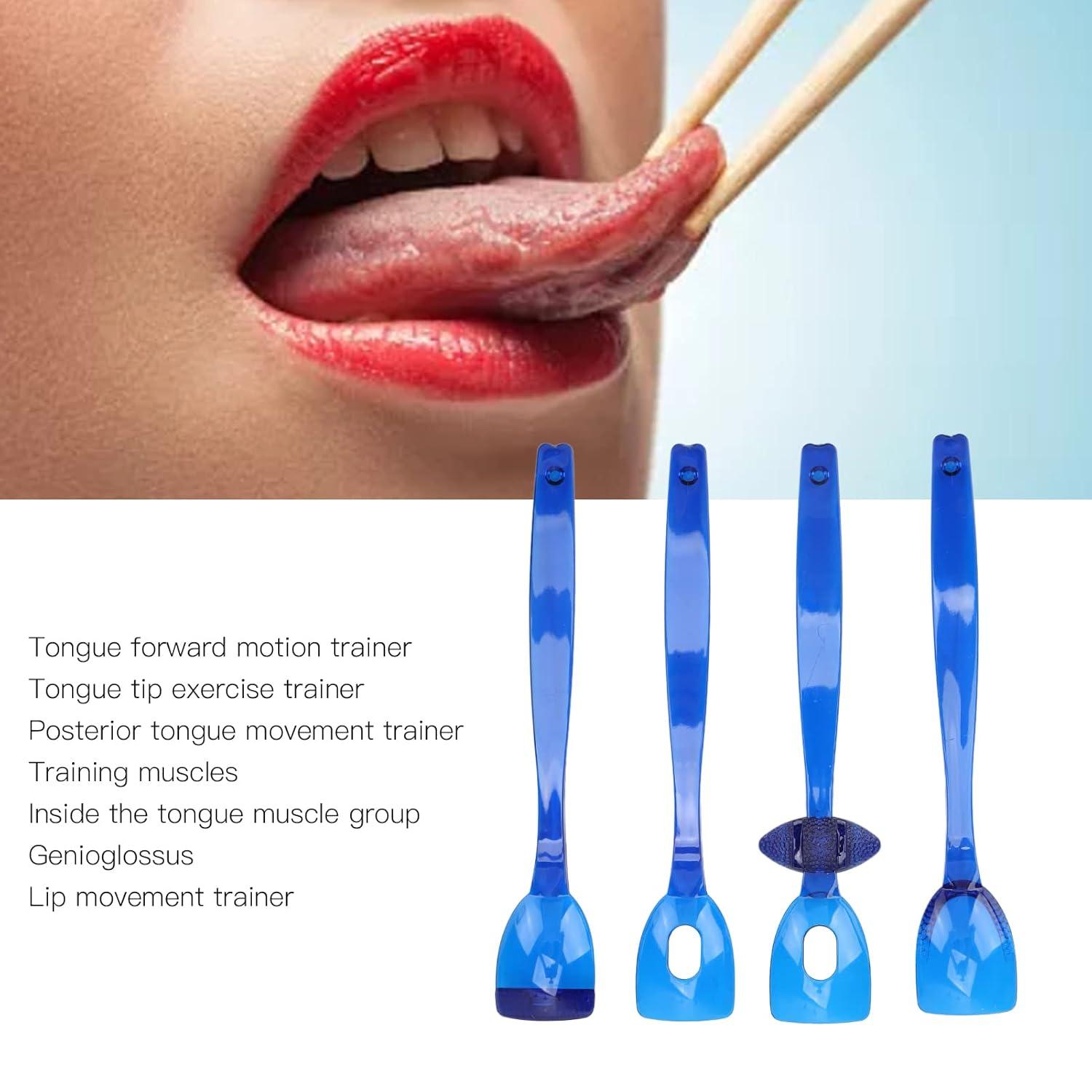 4-Piece Tongue Muscle Trainer | Enhance Oral Skills & Strength ...