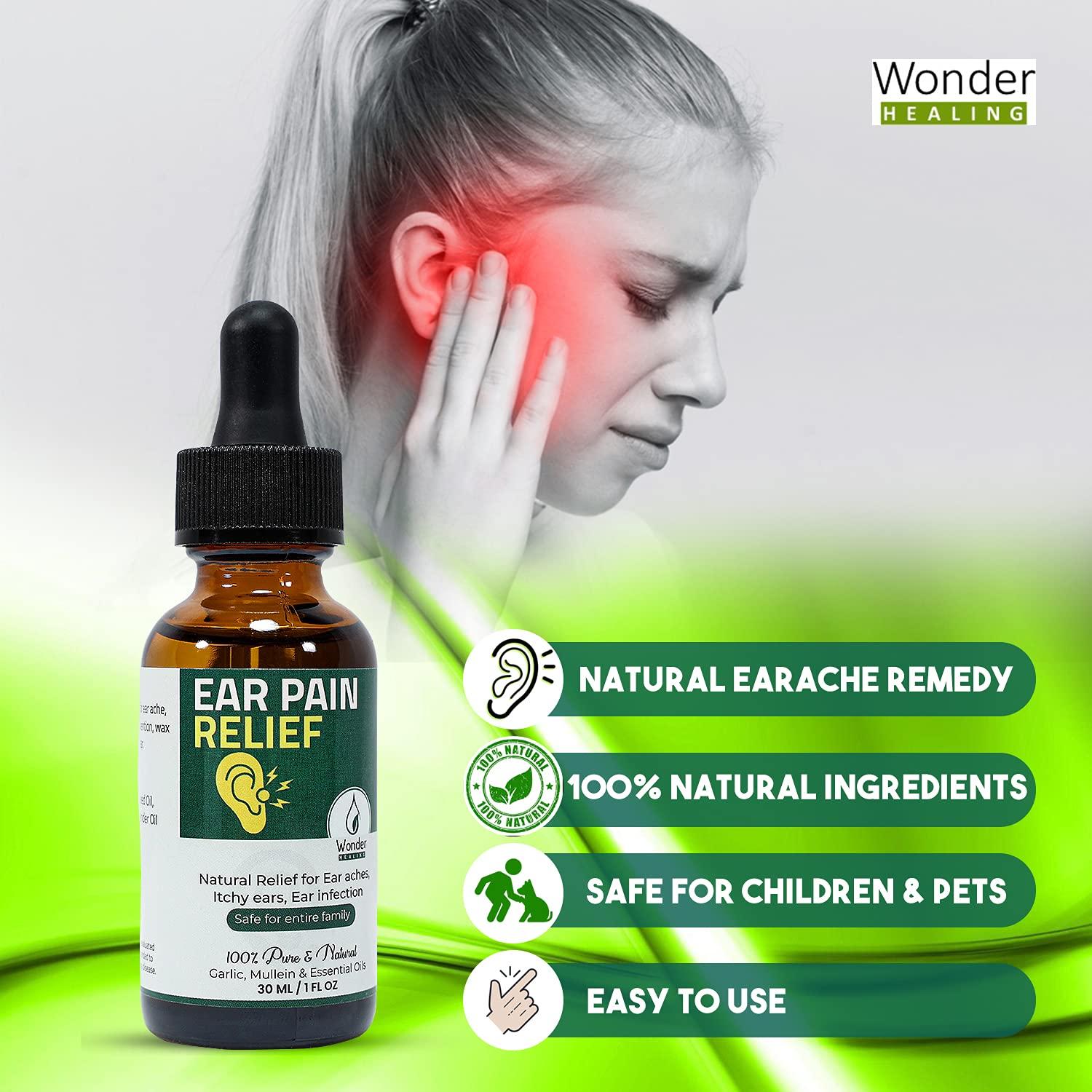 Ear Pain Relief Drops - Natural Solution for Ear Aches, Infections ...