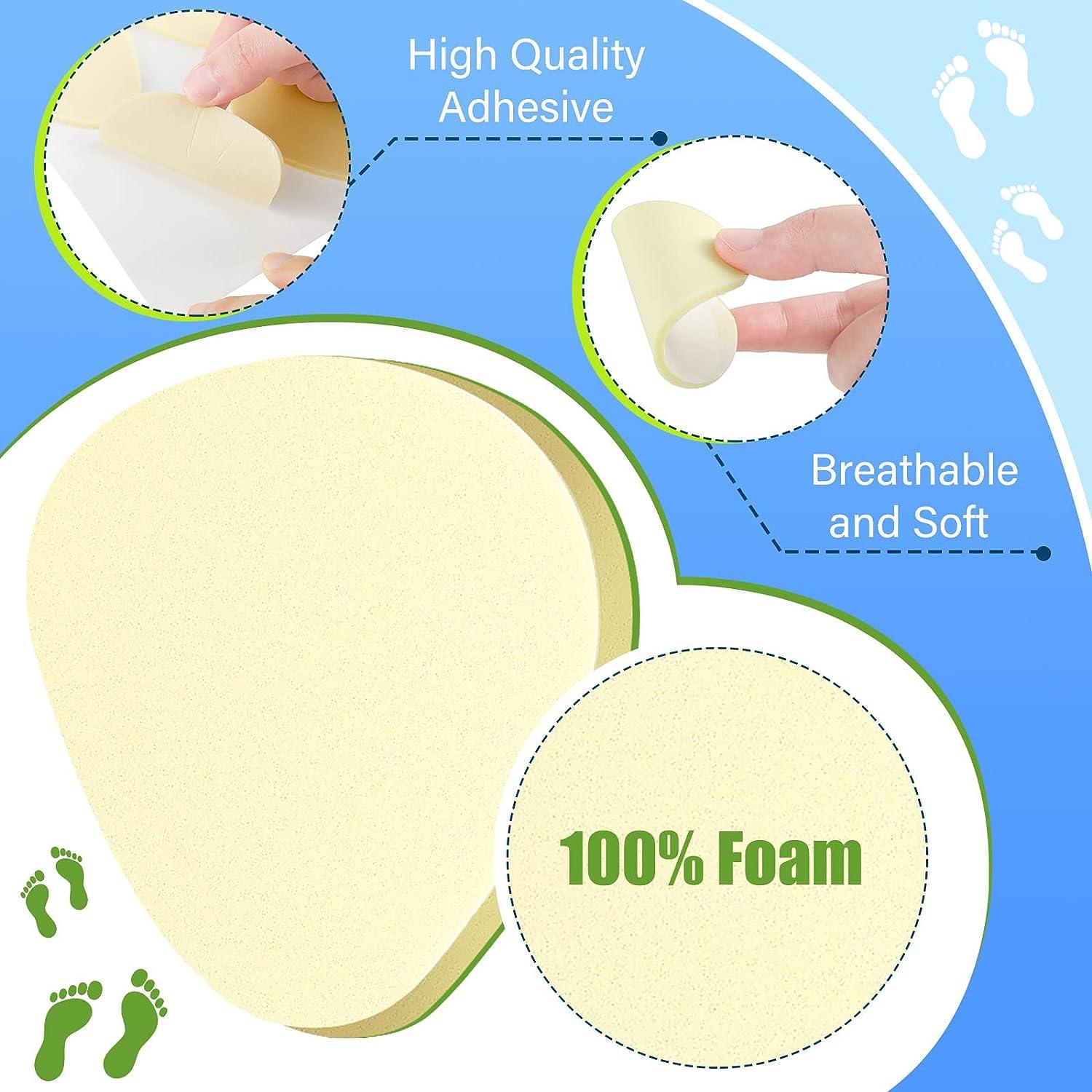36 Pcs Metatarsal Foot Pads - 1/5 inch Thick Cushions for Ball of Foot ...