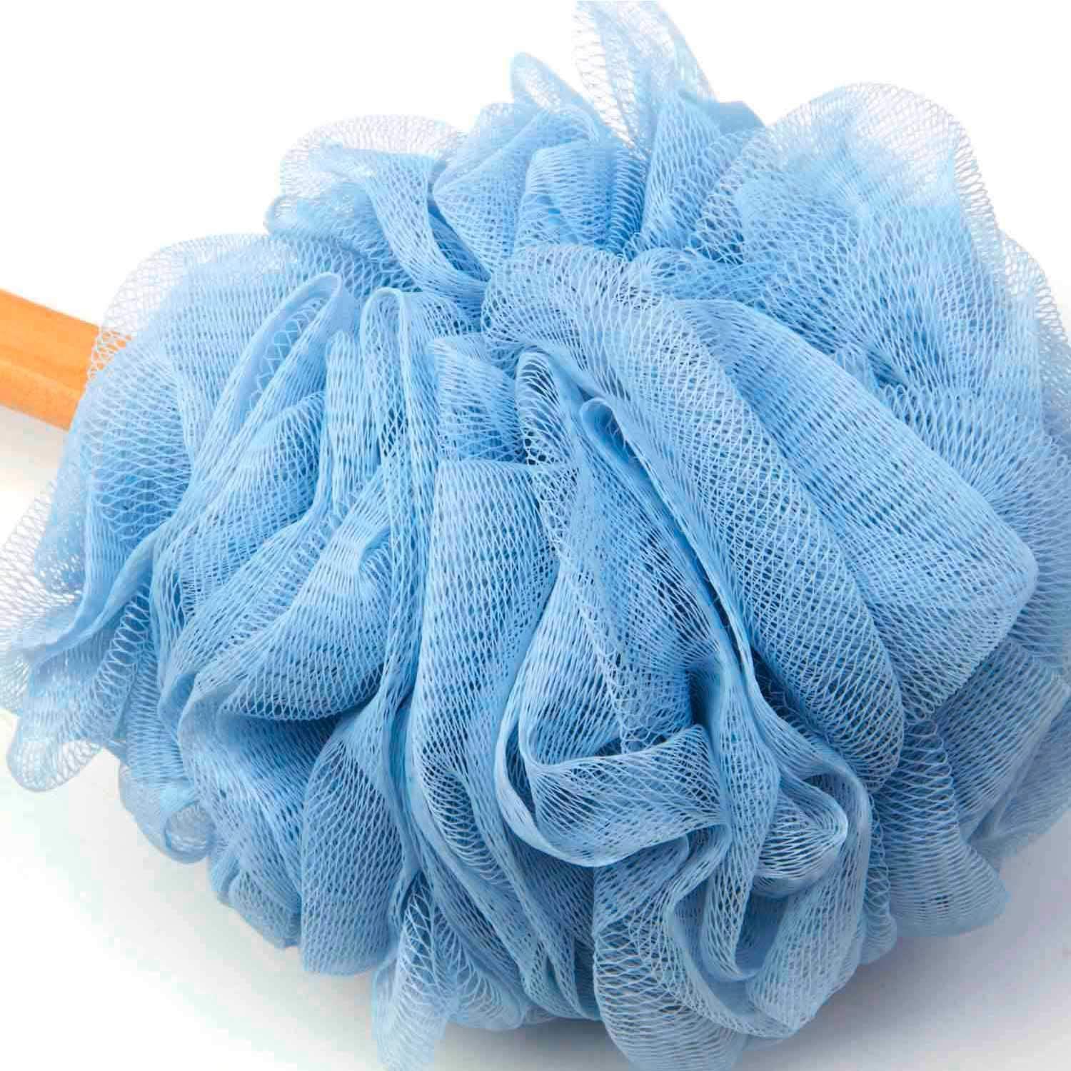 Arswin Loofah Back Scrubber for Shower | Long Handle Bath Sponge ...